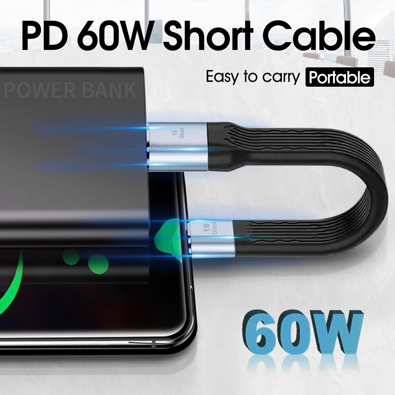 GHRTGR-USB C Charger Cable [5 inch], USB 3.1 Gen 2 10Gbps Data Transfer ...