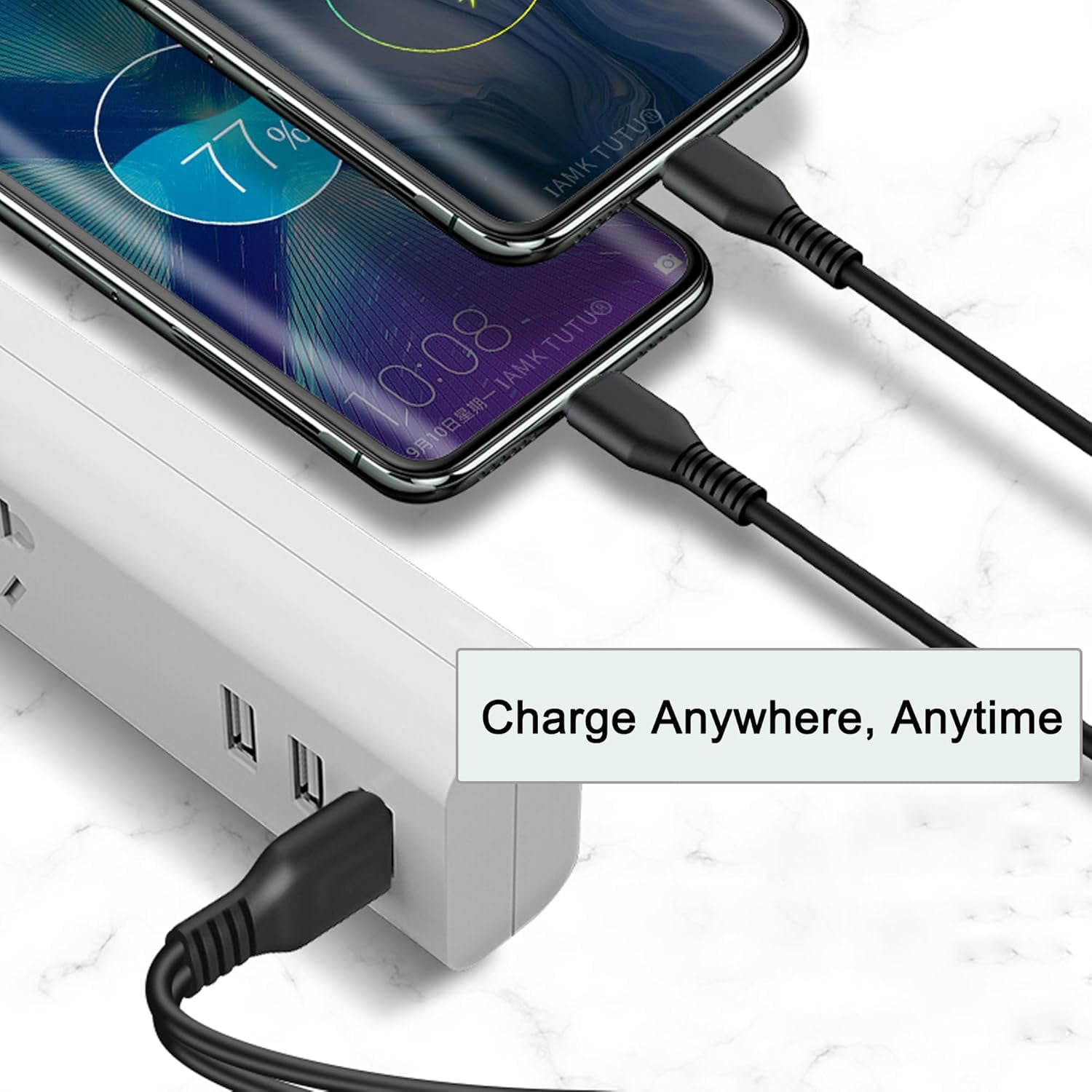 GHRTGR-USB C Male Split to 2 C Males Splitter Cable, 2 in 1 Dual Type C ...