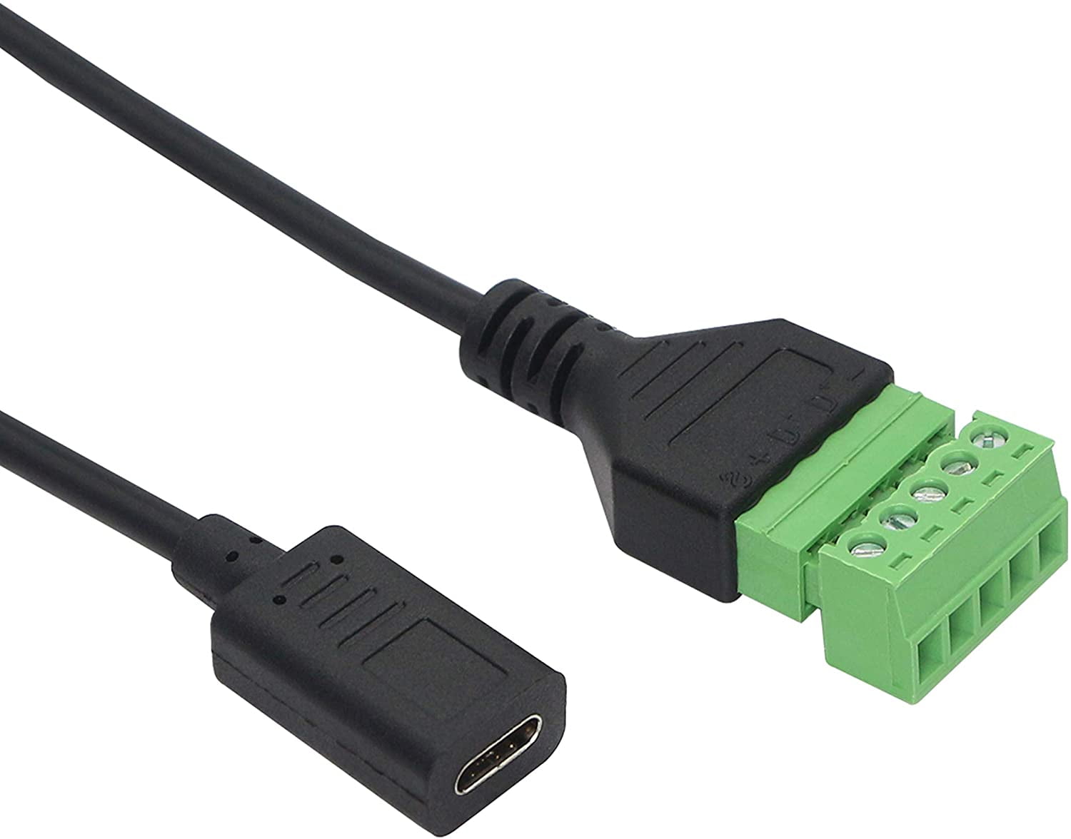 GHRTGR-USB C Terminal, Type C Female Screw Terminal Block Connector ...