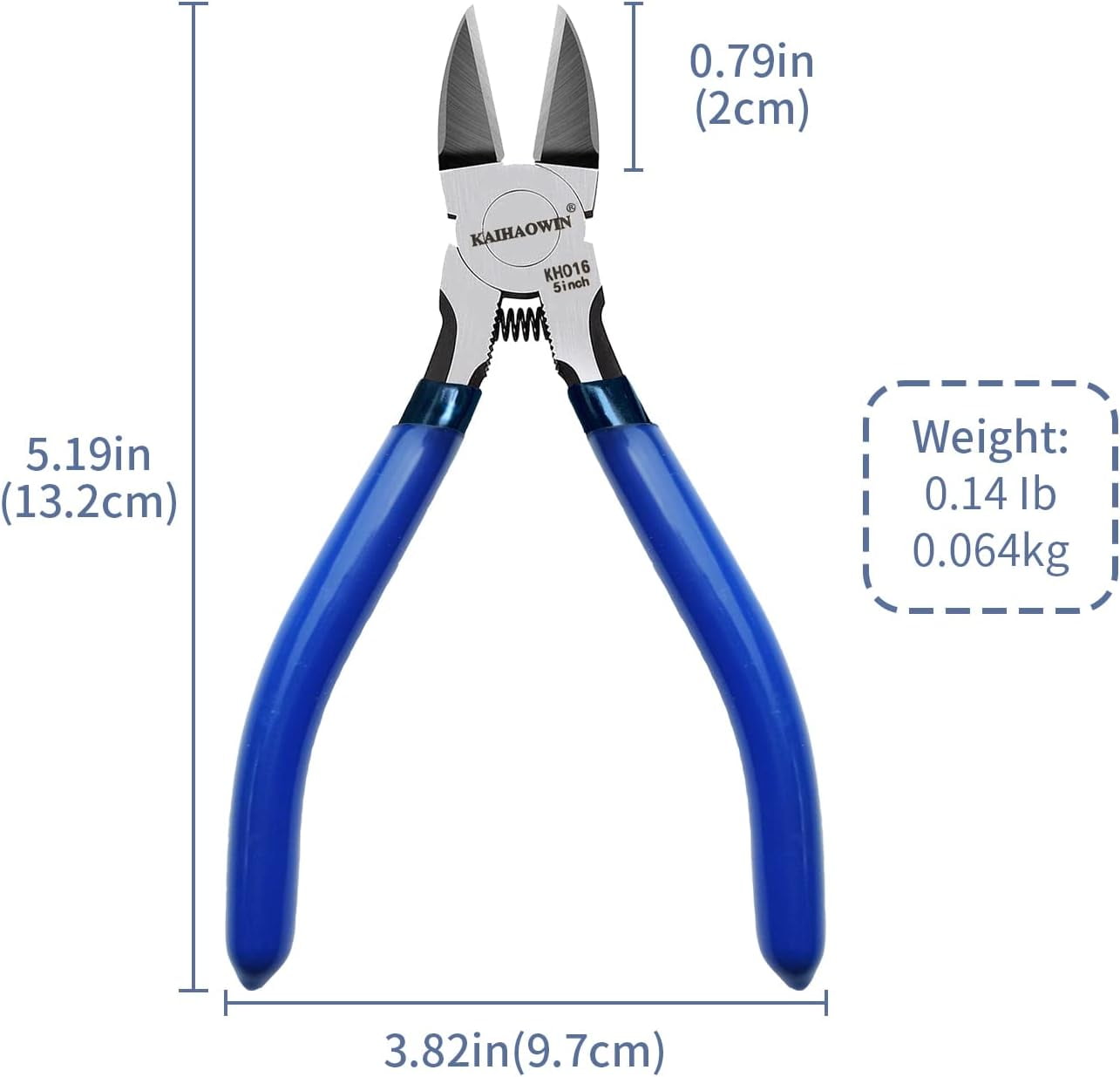 GHRTGR-Wire Cutters 5", 5 Pack Precision Flush Cutters Ultra Sharp Wire ...