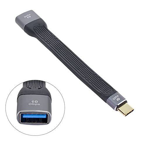 GHRTGR-Xiwai USB 3.1 Type C Male Host to USB3.0 Type A Female OTG Flat ...