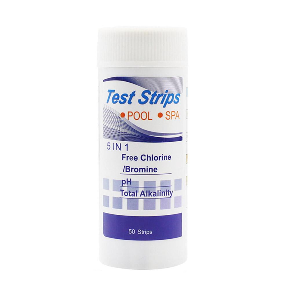 GHRYTY Hot Tub Test Strips,7-in-1 Pool Test Strips,50PCS Pool PH Test ...