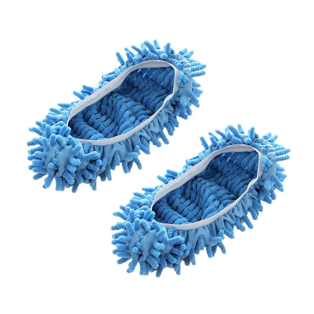 GHRYTY Mop Slippers Shoes,1 Pair Microfiber Cleaning Mop Slippers,Mop ...