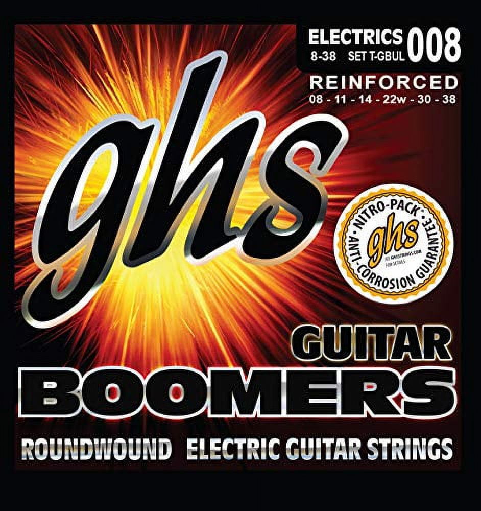 GHS STRINGS - REINFORCED GUITAR BOOMERS - ELECTRIC GUITAR STRINGS ...