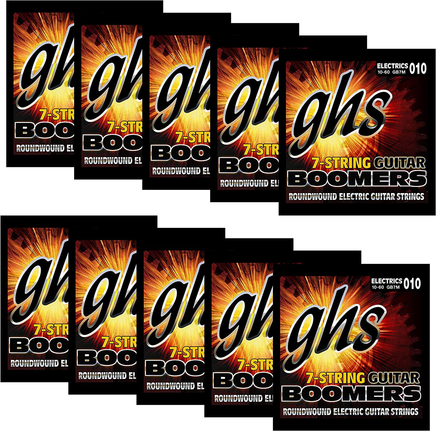GHS Strings - Guitar Boomers - 7-String Electric Guitar String Set ...