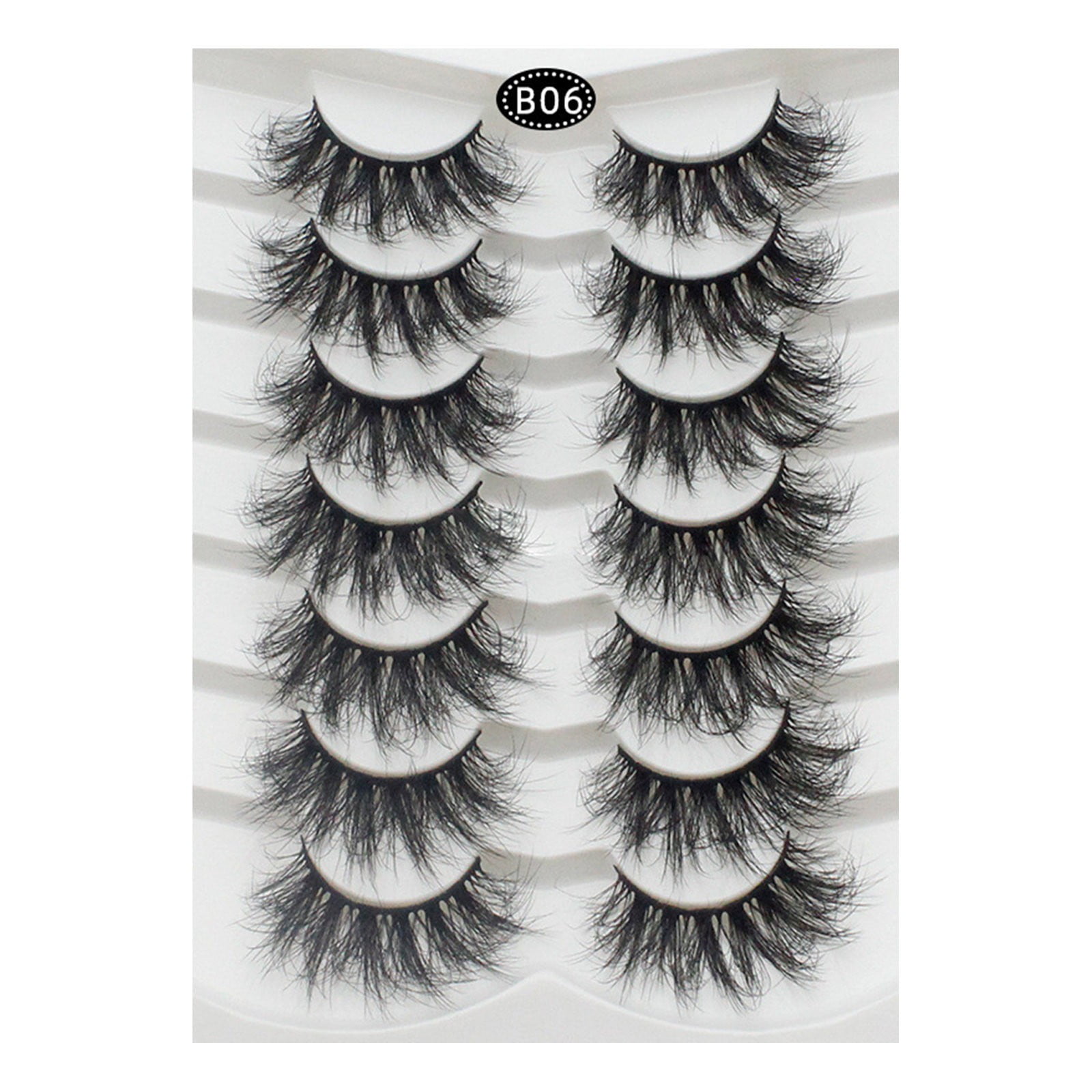 GHSOHS 5 Pairs Eyelashes Manga Lash Clusters Soft 3D 6D Lashes Clusters ...