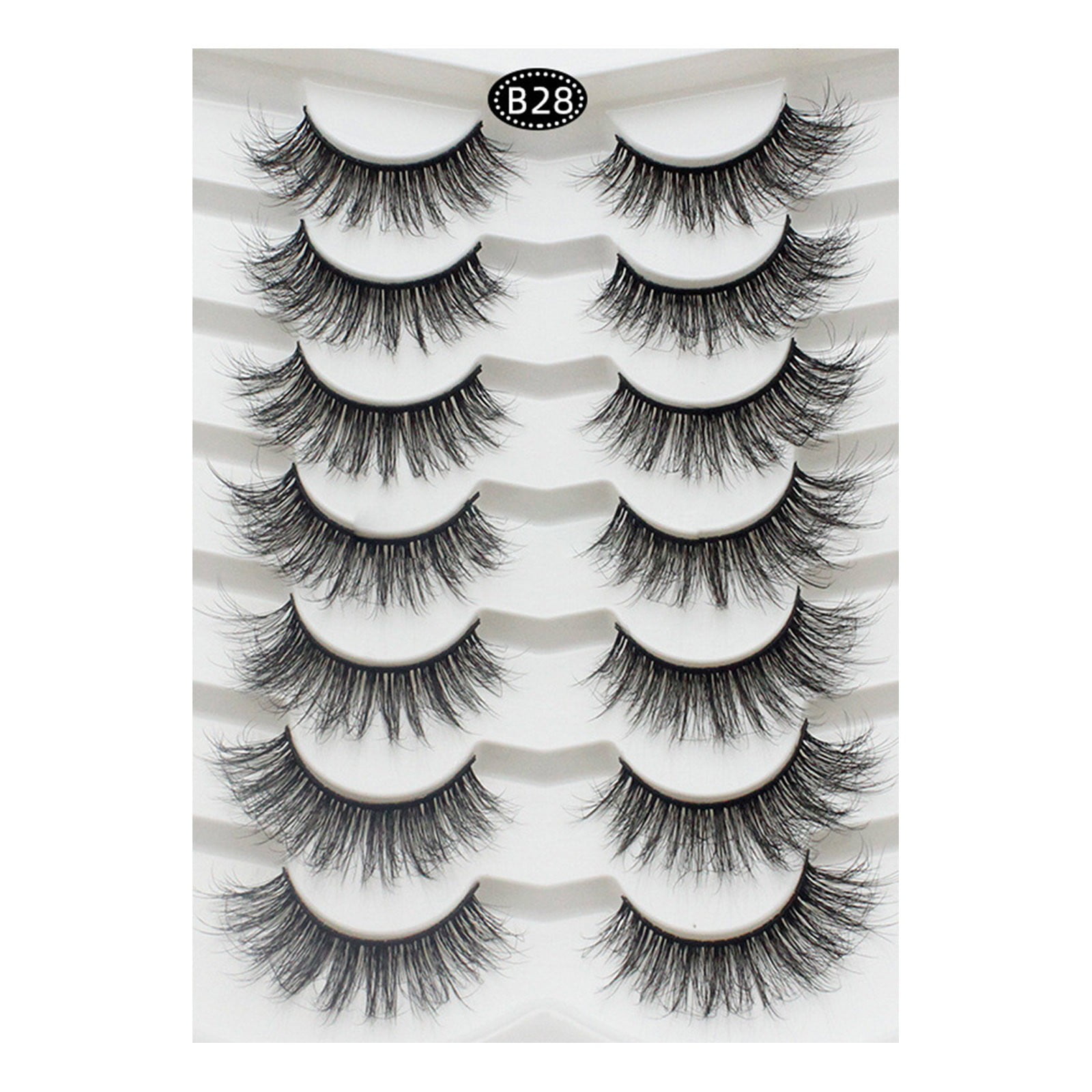 GHSOHS 5 Pairs Eyelashes Manga Lash Clusters Soft 3D 6D Lashes Clusters ...
