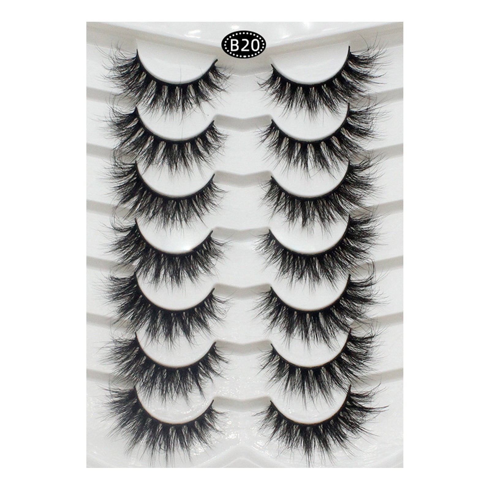 GHSOHS 5 Pairs Eyelashes Manga Lash Clusters Soft 3D 6D Lashes Clusters ...