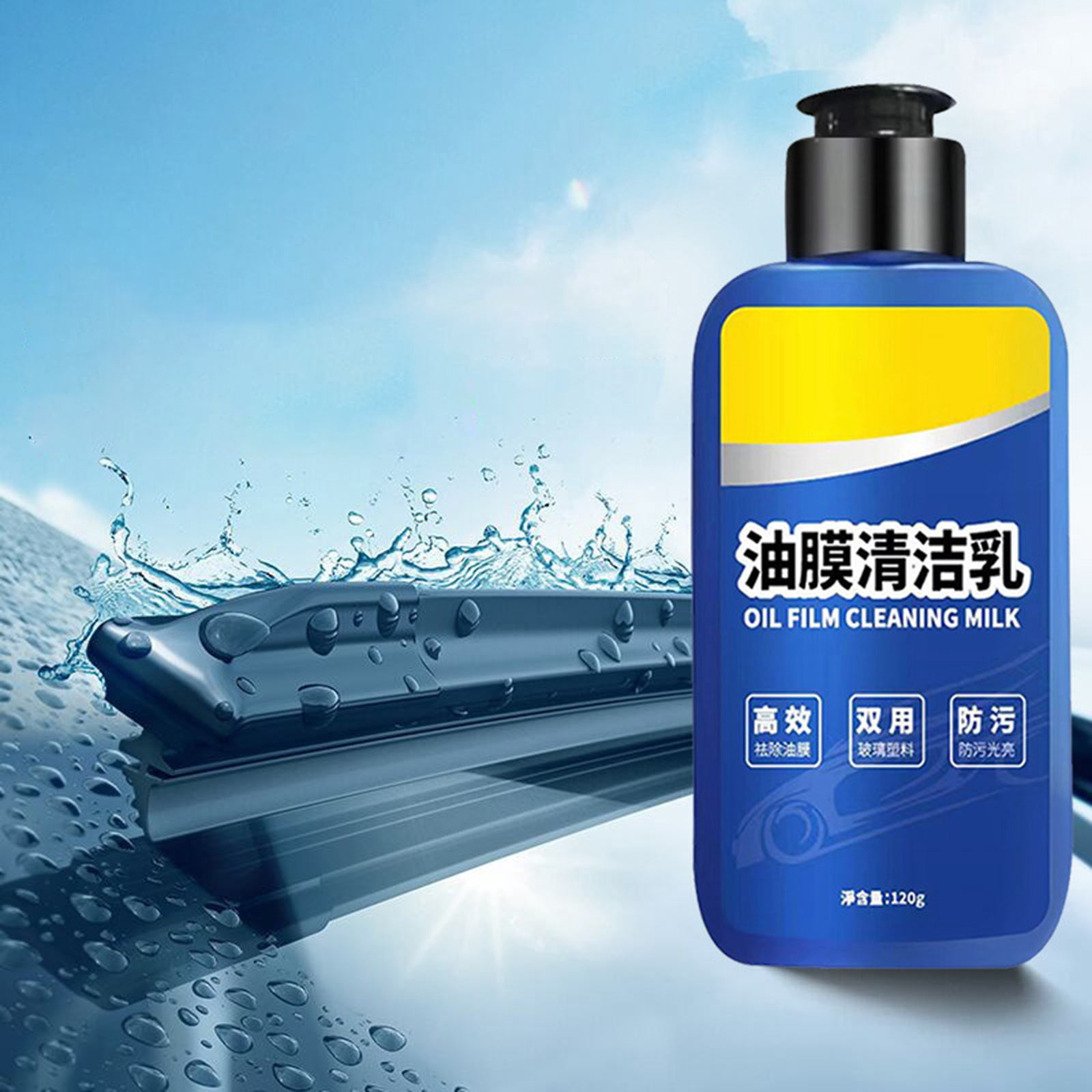 GHSOHS Automotive Oil Film Cleaning Brush + Reusable Emulsion ...