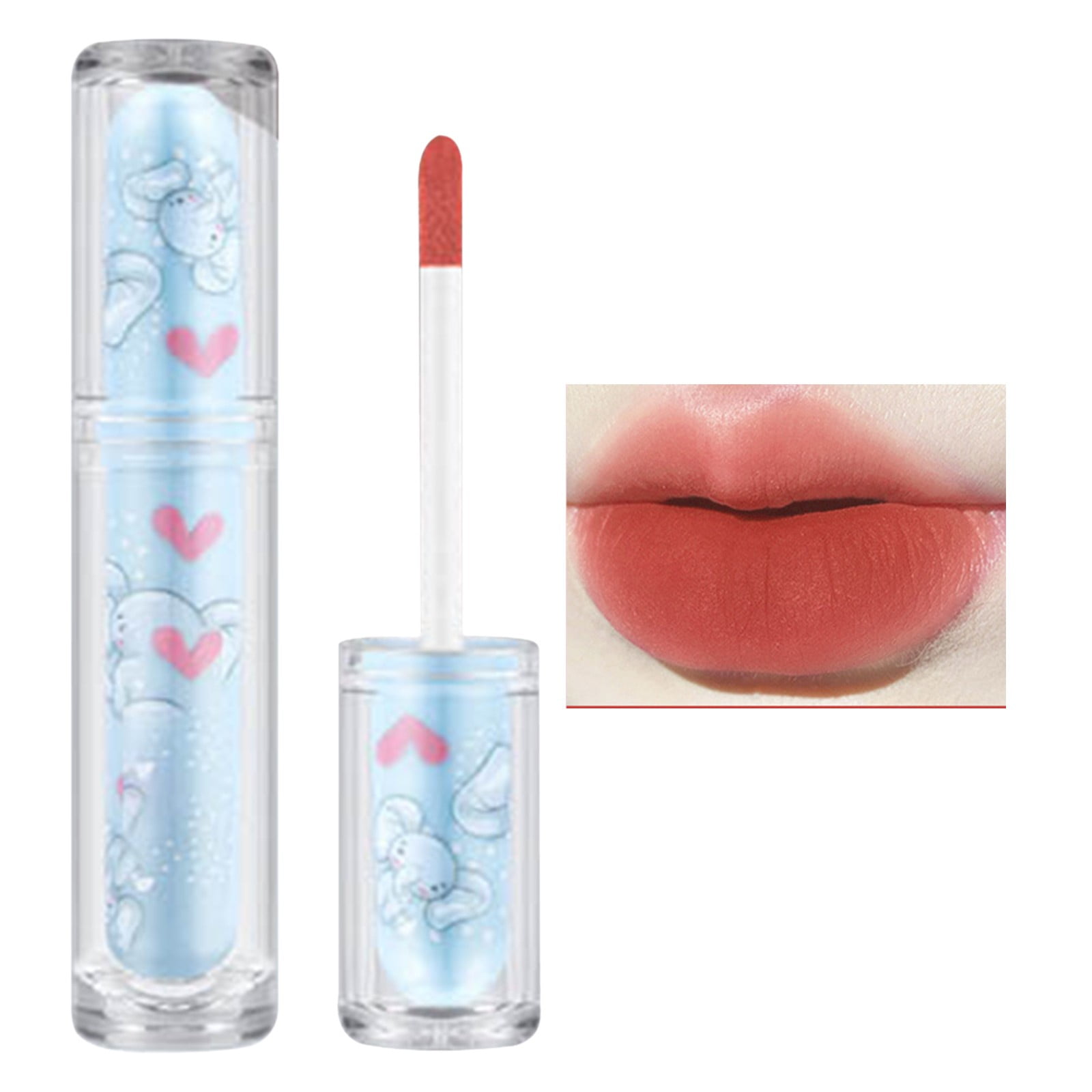 Ghsohs Bulk Lip Gloss Blue Lip Glosses Cute Silk Lip Gloss Soft Fog