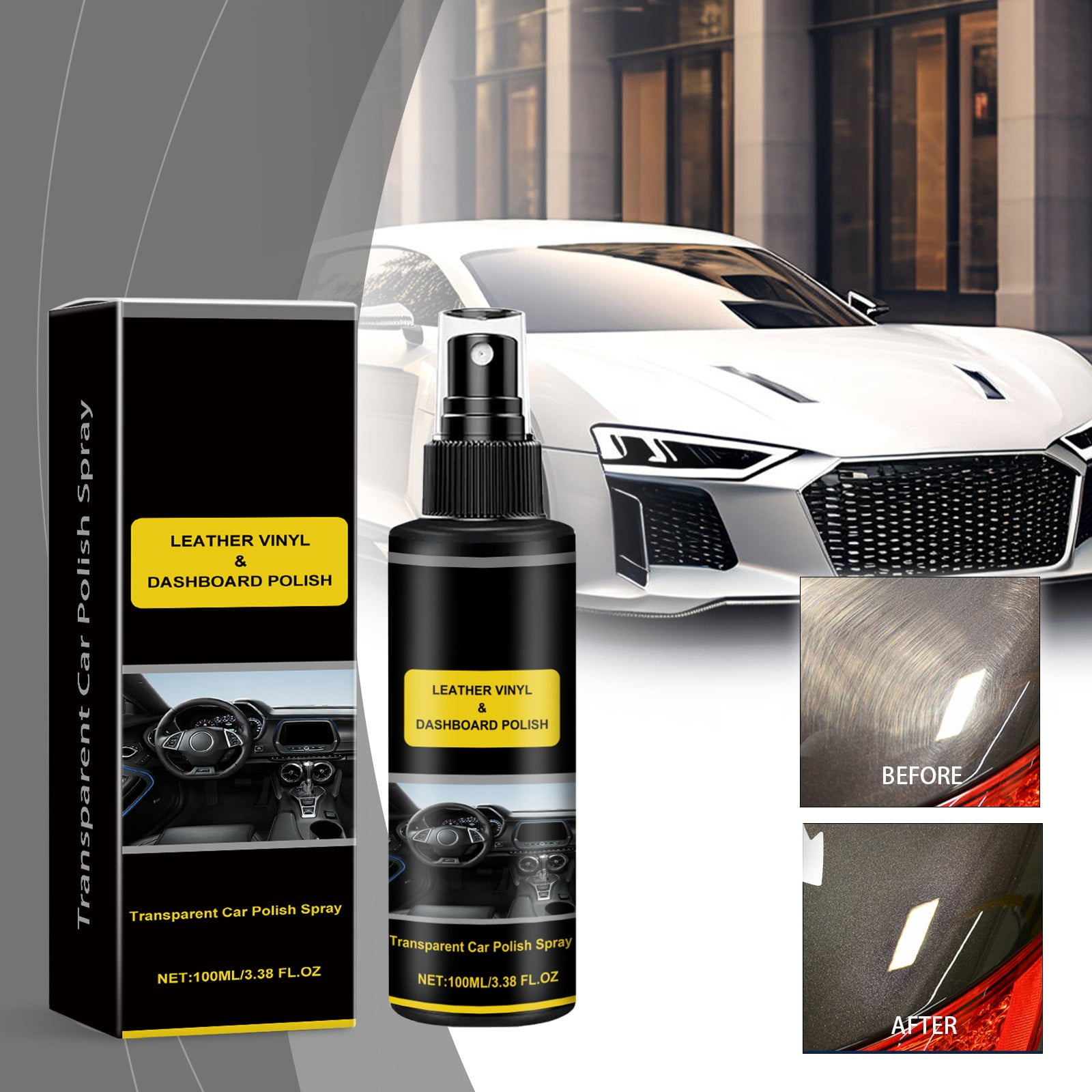 GHSOHS Car Spray Car Scratch Removal Spray Car Paint Fouling Scratch ...
