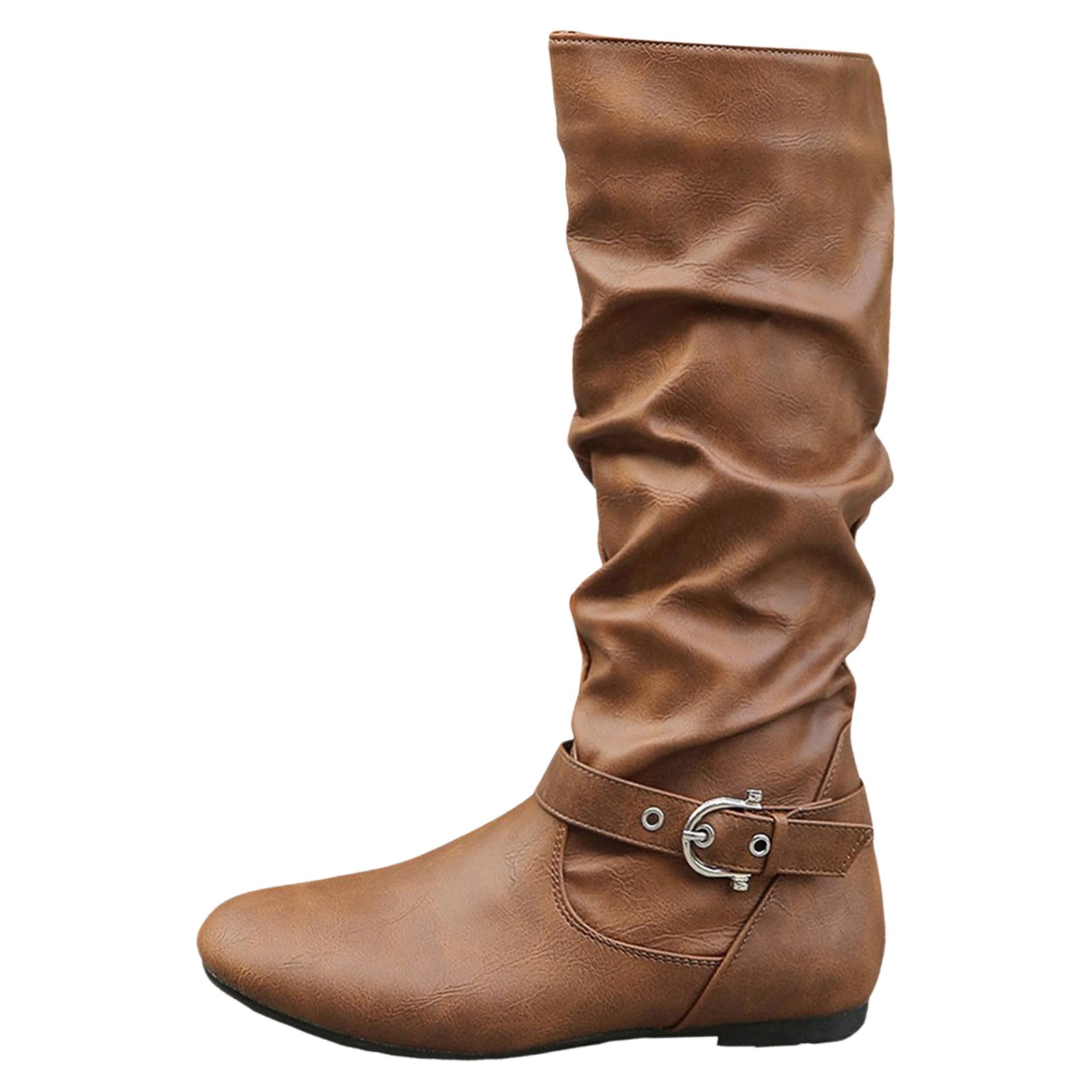 GHSOHS Cowboy Boots for Women Mid Calf Boots Waterproof Sneakers Women ...