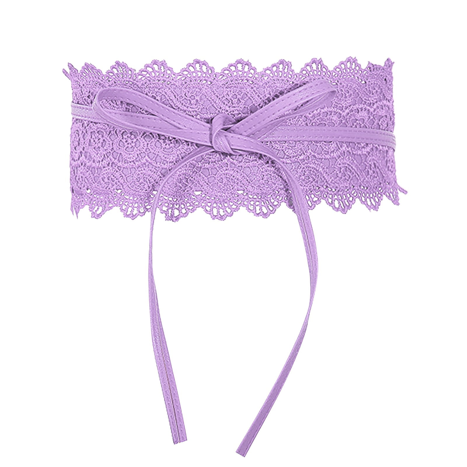 GHSOHS Elegant Lace Belts for Women Hollow Out Faux Leather Lace Wrap ...