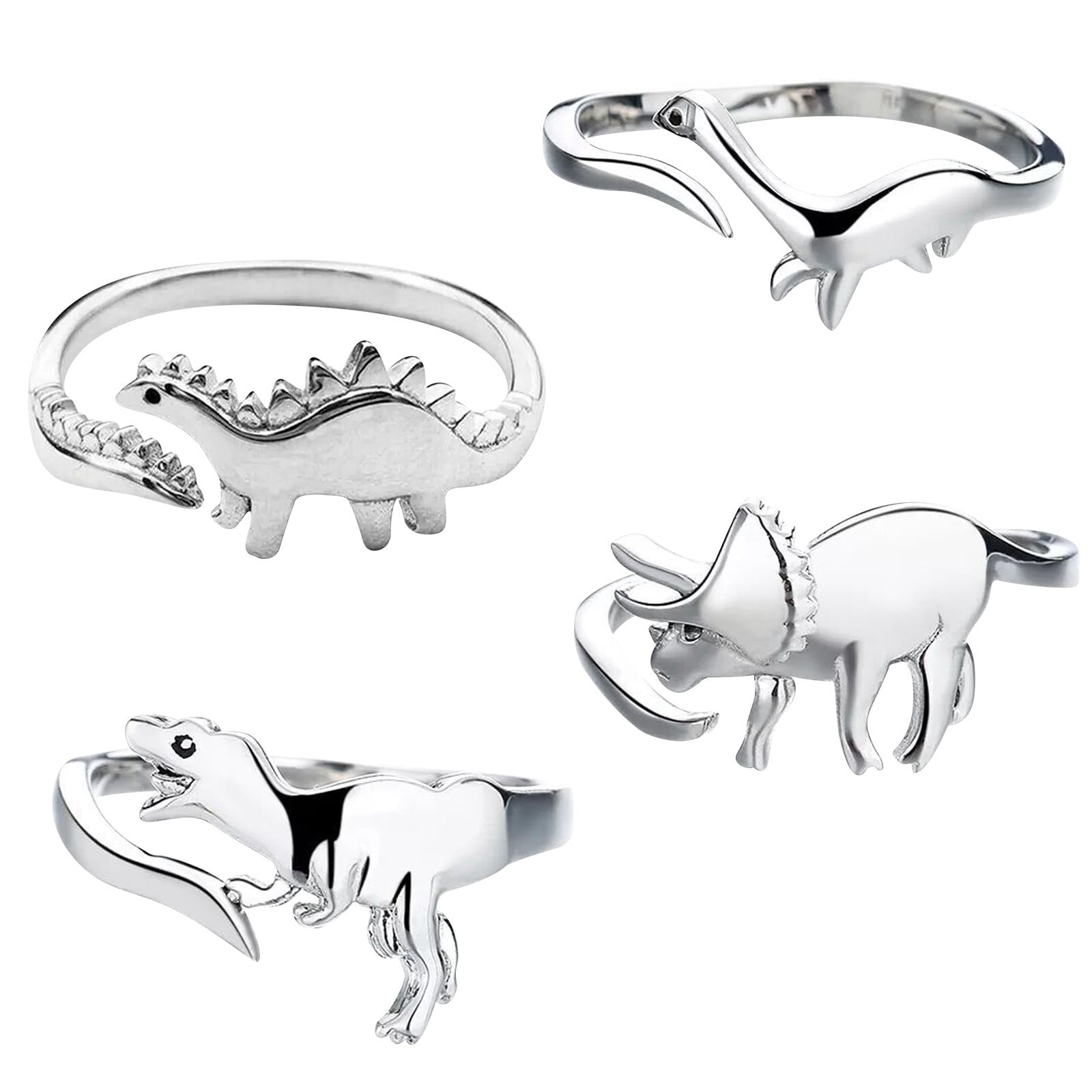 GHSOHS Fashion Jewelry Rings for Women Non Tarnish Gold Rings Silicone ...