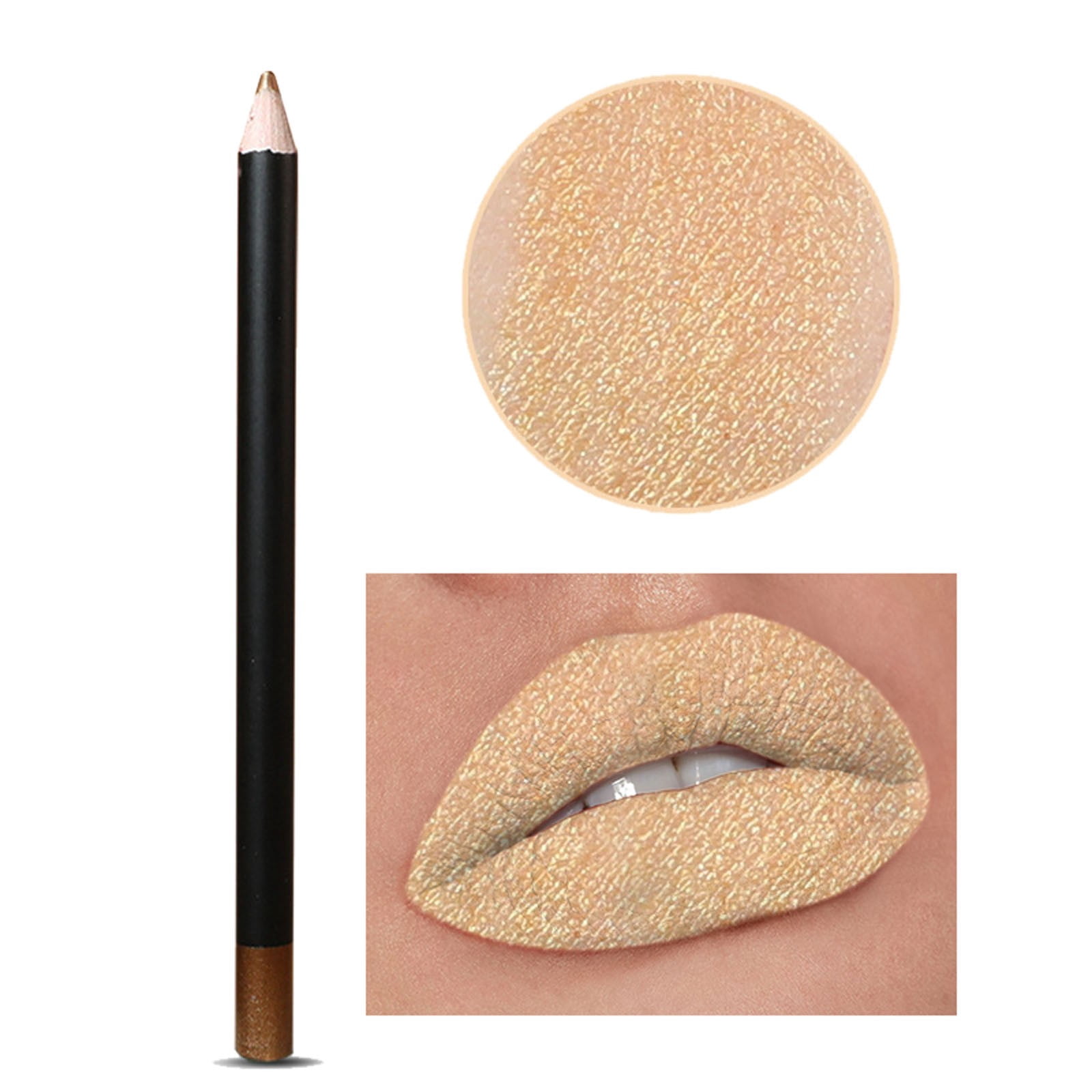 GHSOHS Gift Set Black Lipliner Lipstick Pen 19 Colors Lip Hook Line ...