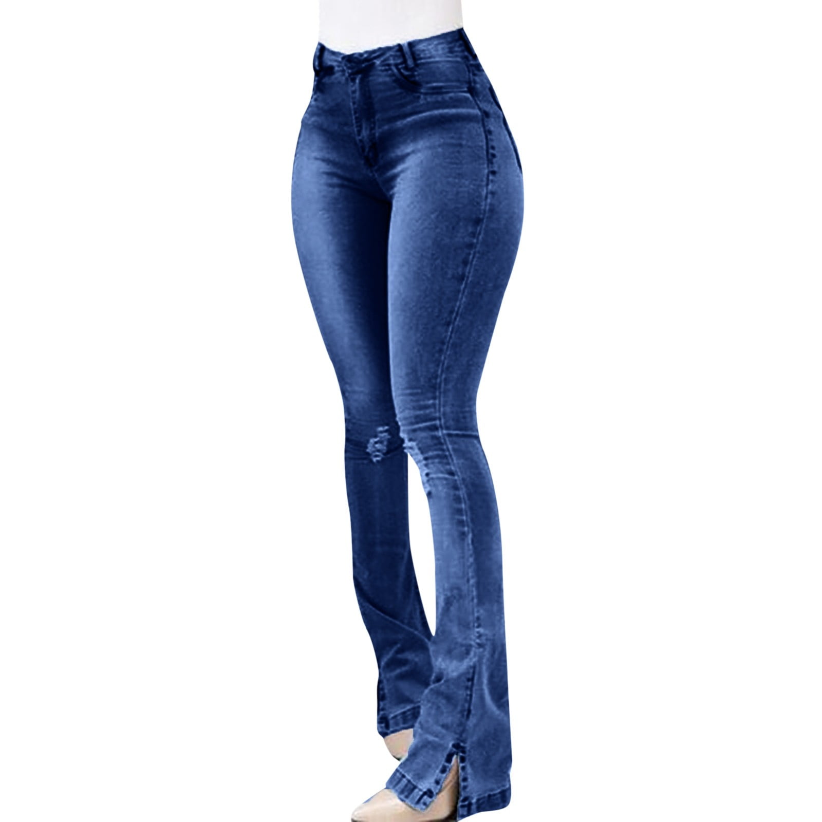 GHSOHS Jeans for Women Boot Cut Jeans Blue Denim Pants Womens Jeans New ...