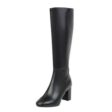 CHACHA 5" Heel Knee High Platform Boots - Walmart.com
