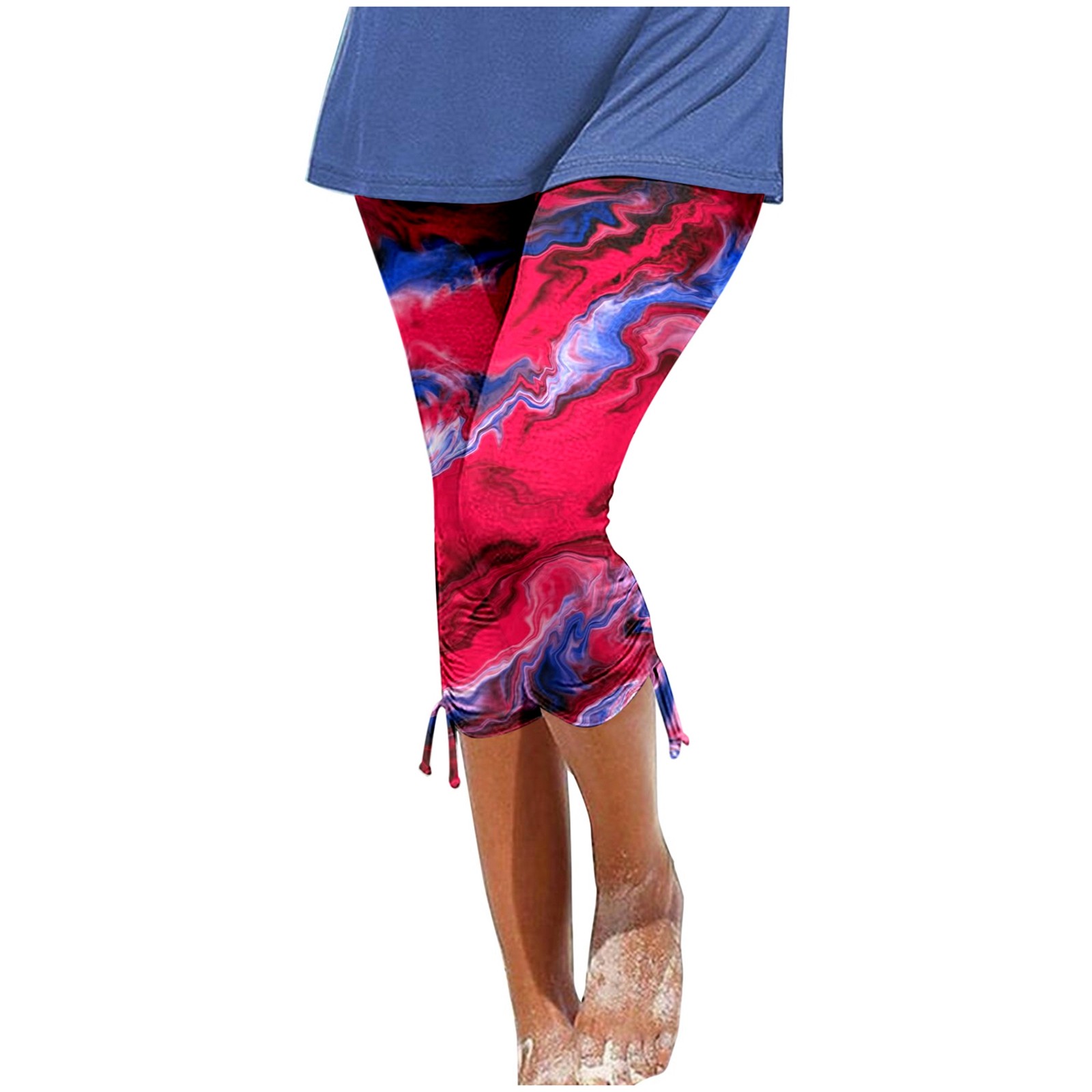 GHSOHS Leggings for Women Capri Leggings for Women's Printed Capris ...