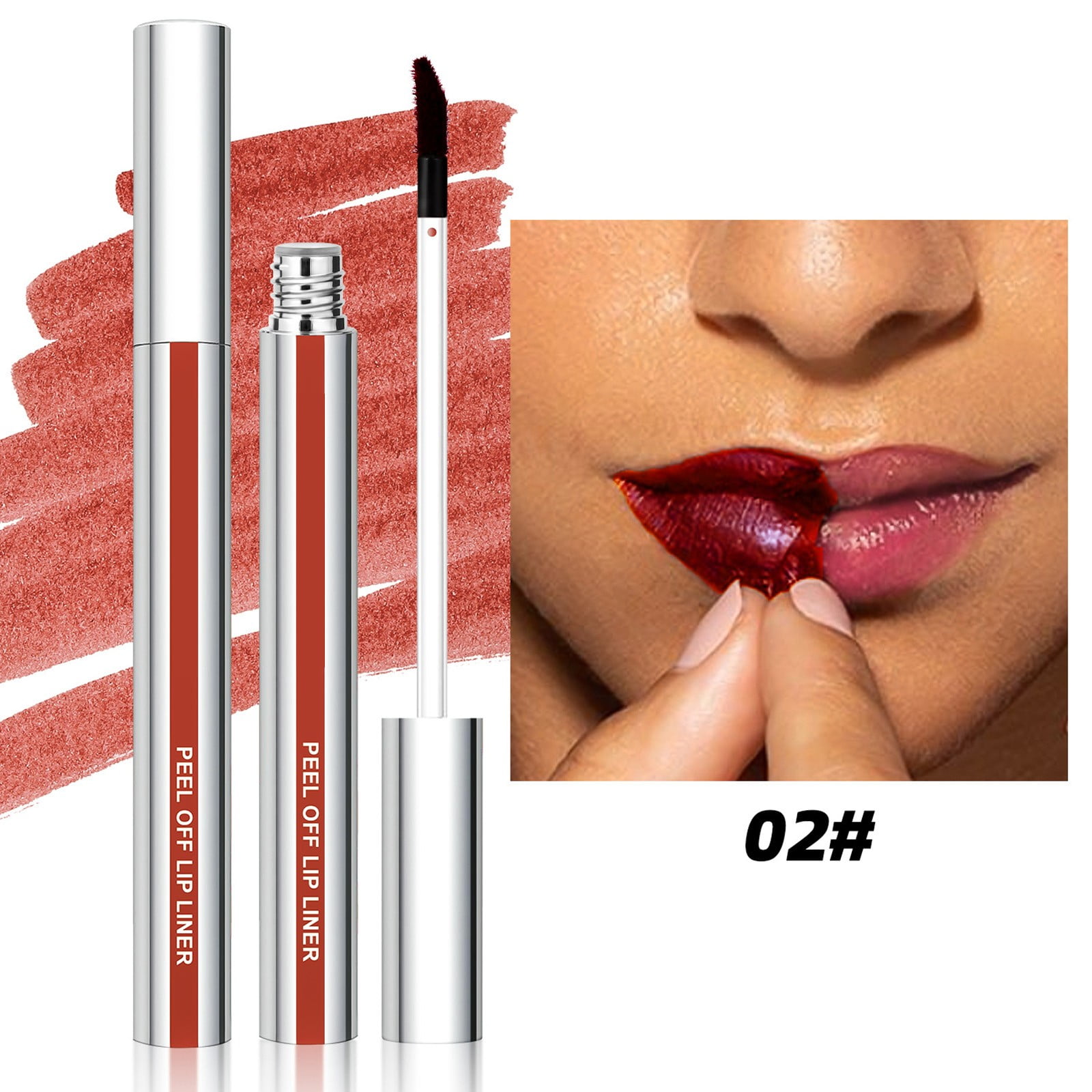 GHSOHS Lip Stain No Peel Off Long Lasting Lip Liner Lip Gloss Matte ...