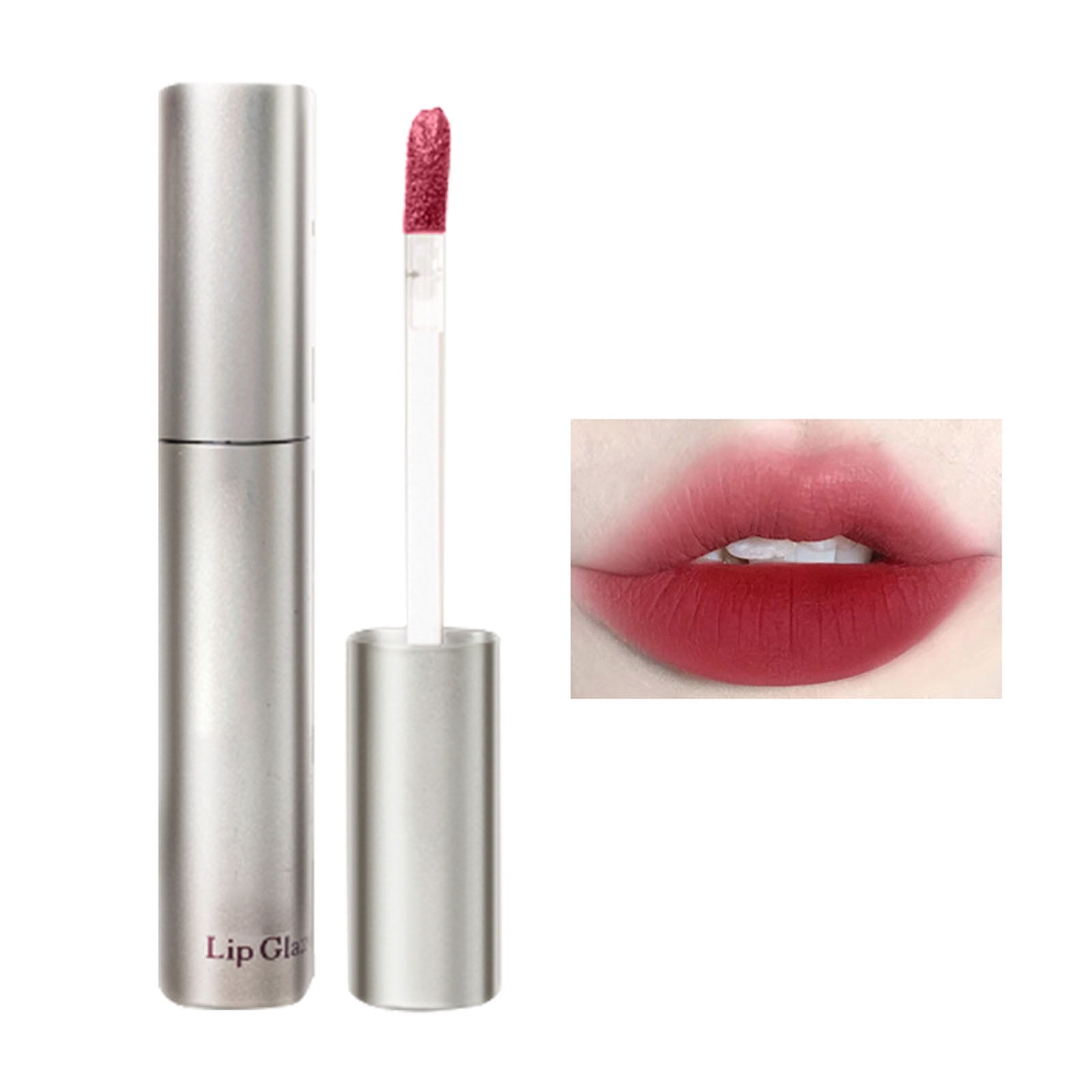 GHSOHS Lip Stain Red Makeup Lip Tint Lip Gloss Non Sticky Red Liquid ...