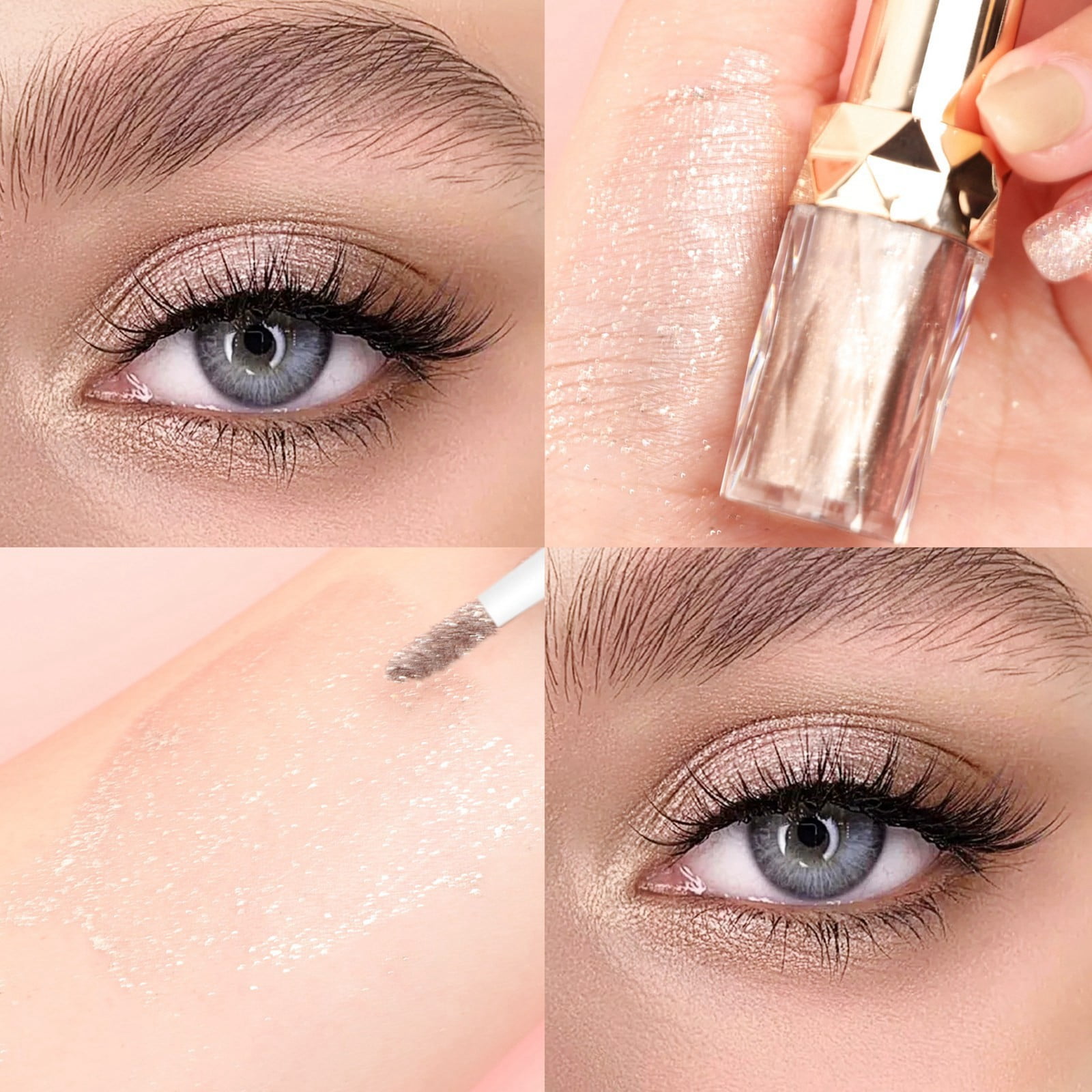 GHSOHS Liquid Glitter Metallic Eyeshadow Colored Eye Makeup Sparkling ...