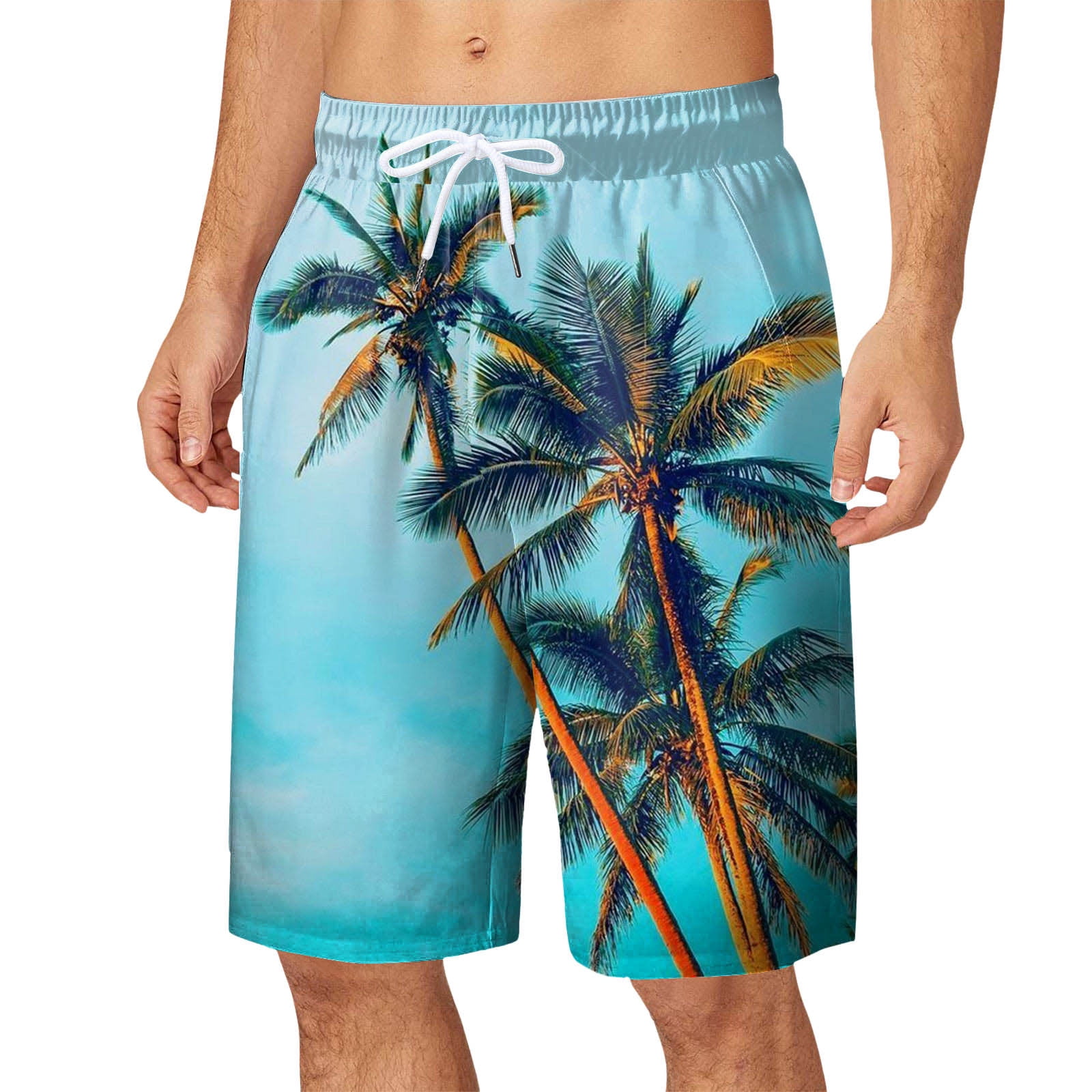 GHSOHS Mens Shorts Blue Workout Shorts Breathable Jeans Shorts for Men ...