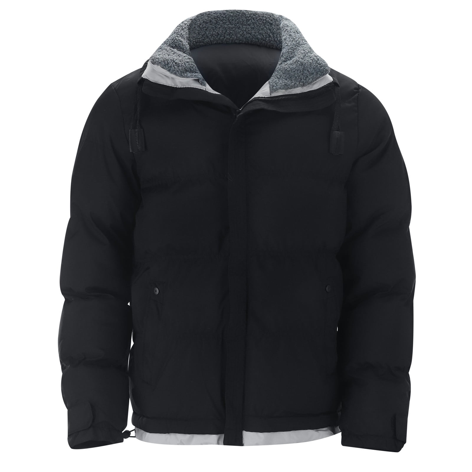 GHSOHS Mens Winter Coats Thick Padded Warm Parka Casual Thermal Lined ...