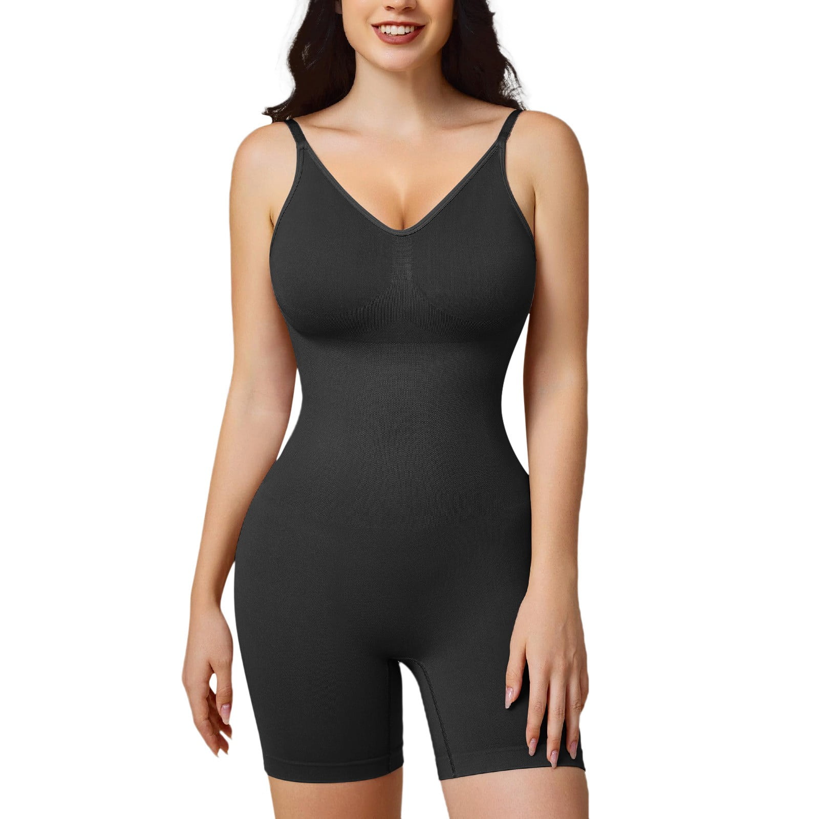 GHSOHS Plus Size Tummy Control Shapewear Bodysuits for Women Backless ...
