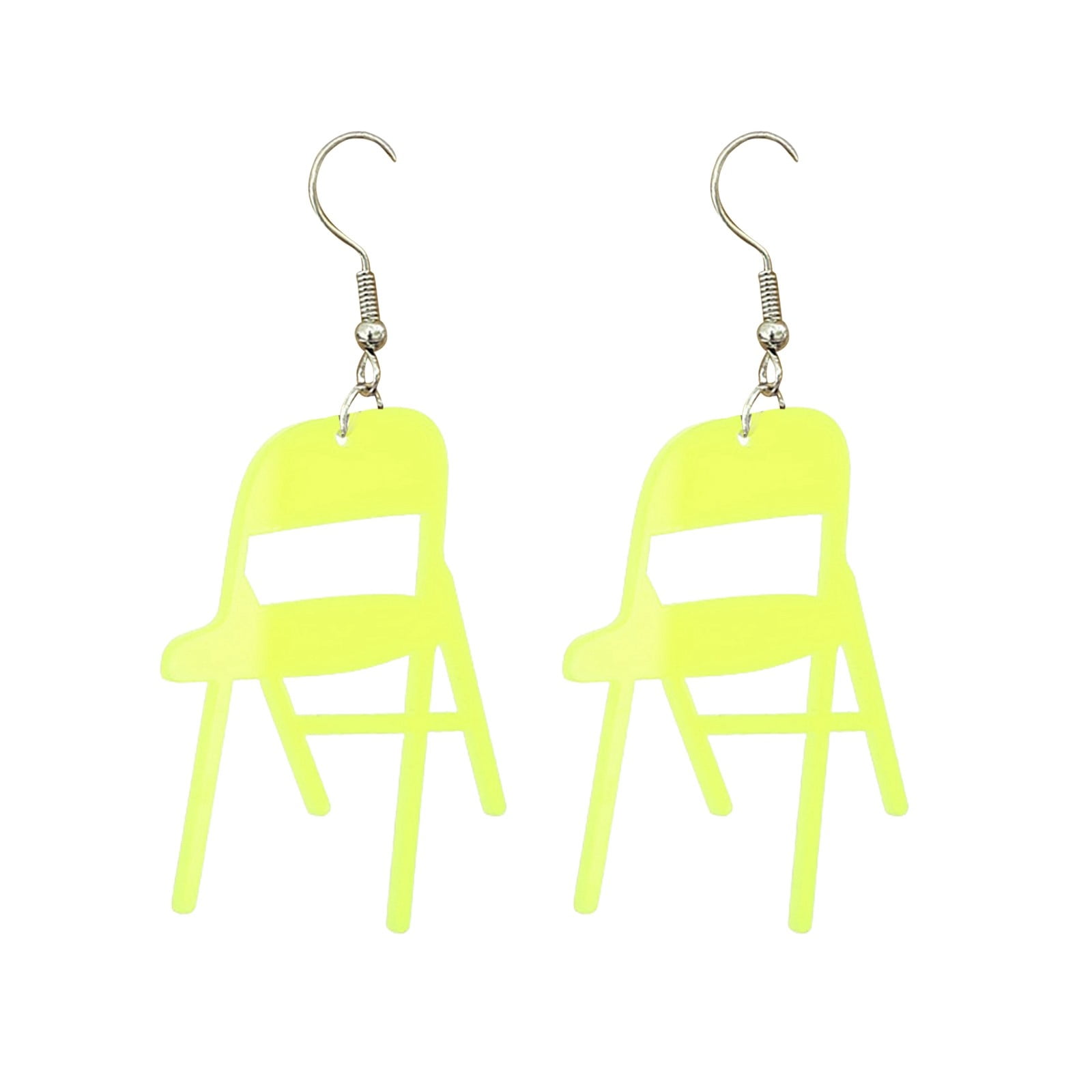 GHSOHS Silver Hoop Earrings Flat Unique Statement Stacking Folding ...