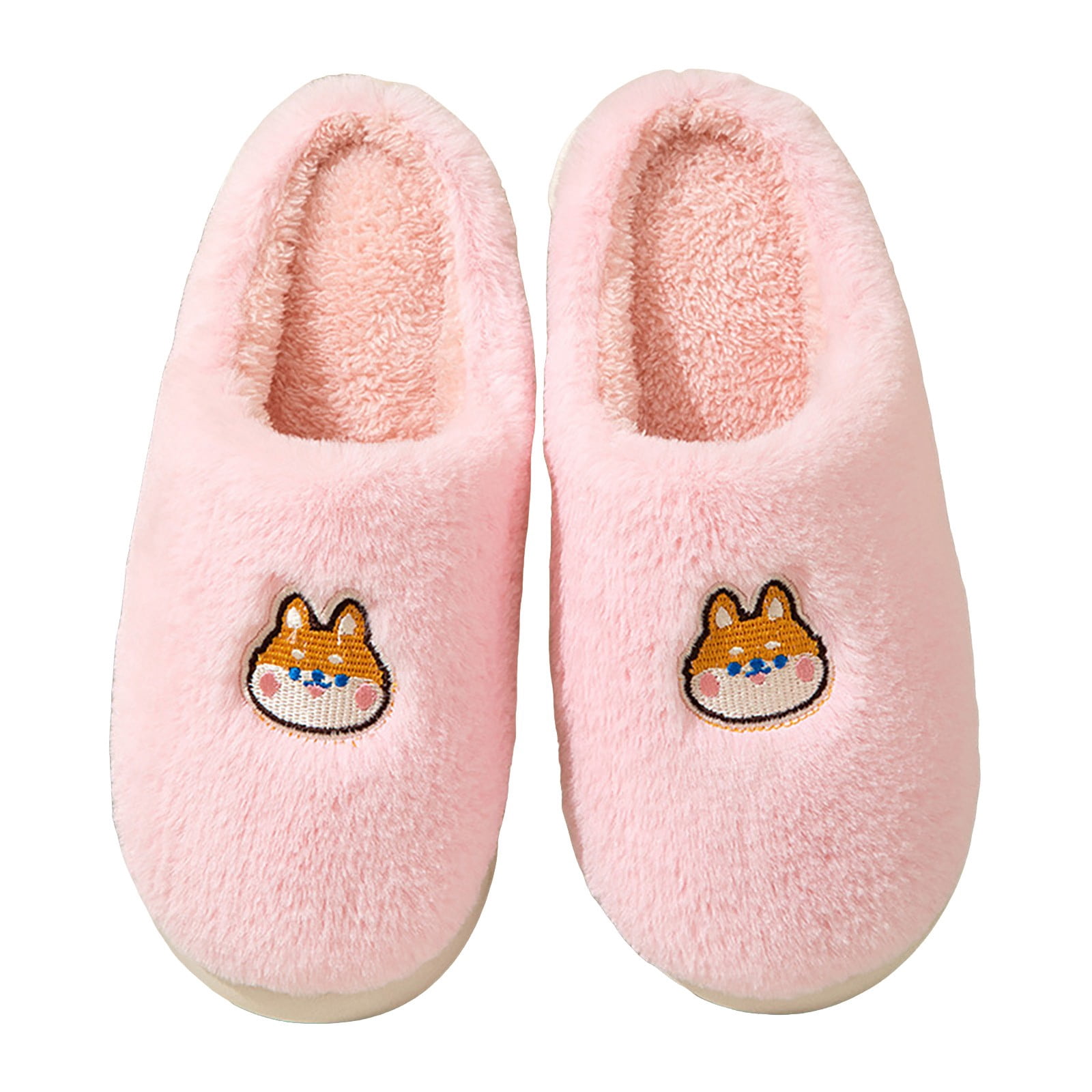 GHSOHS Slippers for Women Warm Shoes Women's Fuzzy Slippers Cotton ...