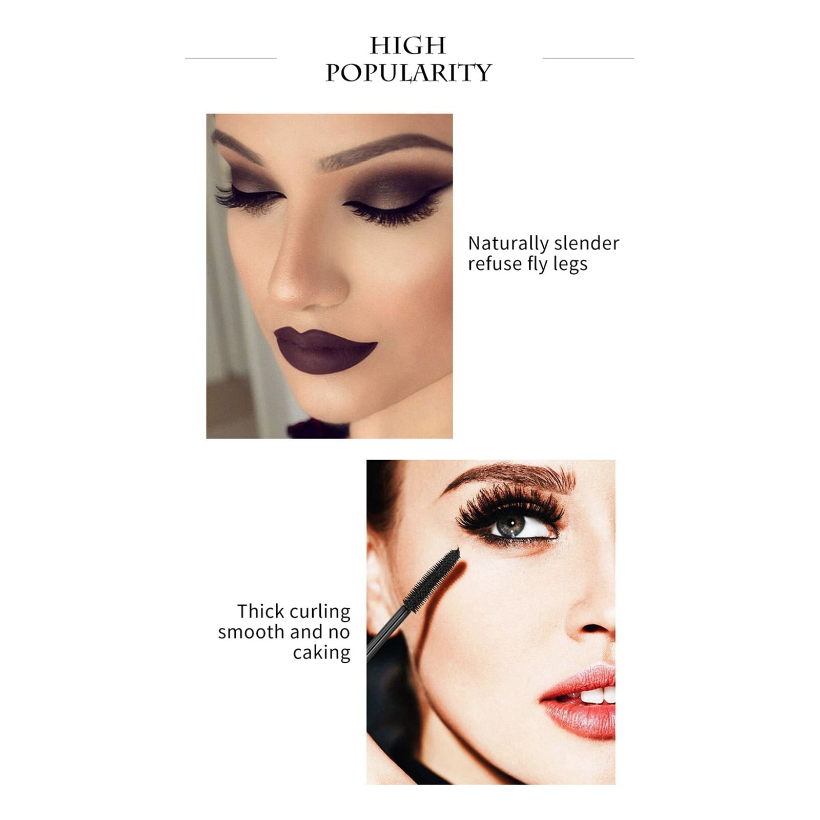 GHSOHS Telescopic Mascara Eye Makeup Washable Waterproof Mascara Pink ...