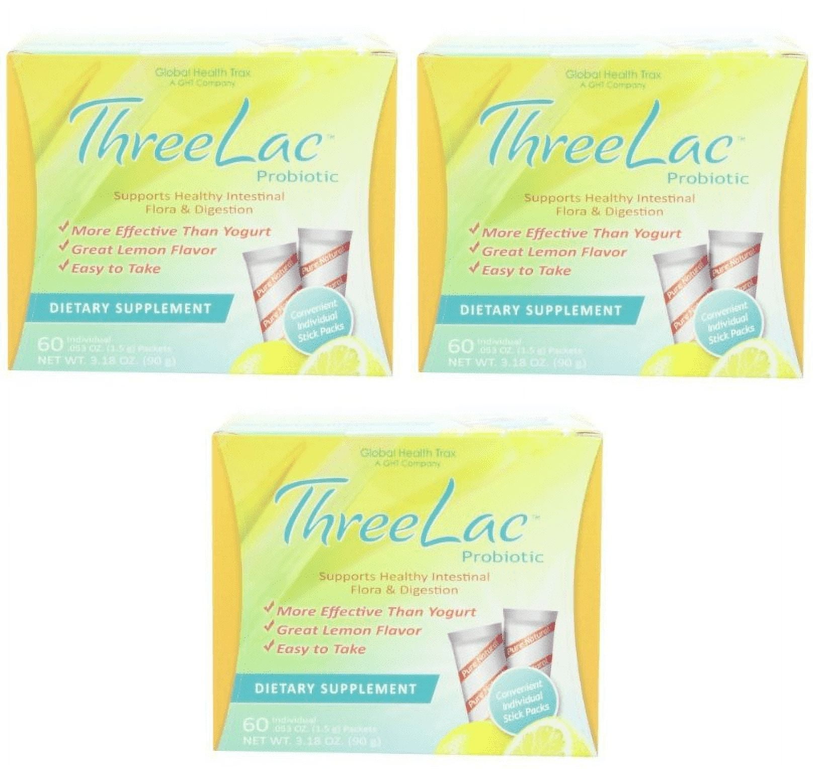 GHT ThreeLac (3-pack) Probiotic Dietary Supplement to balance your ...