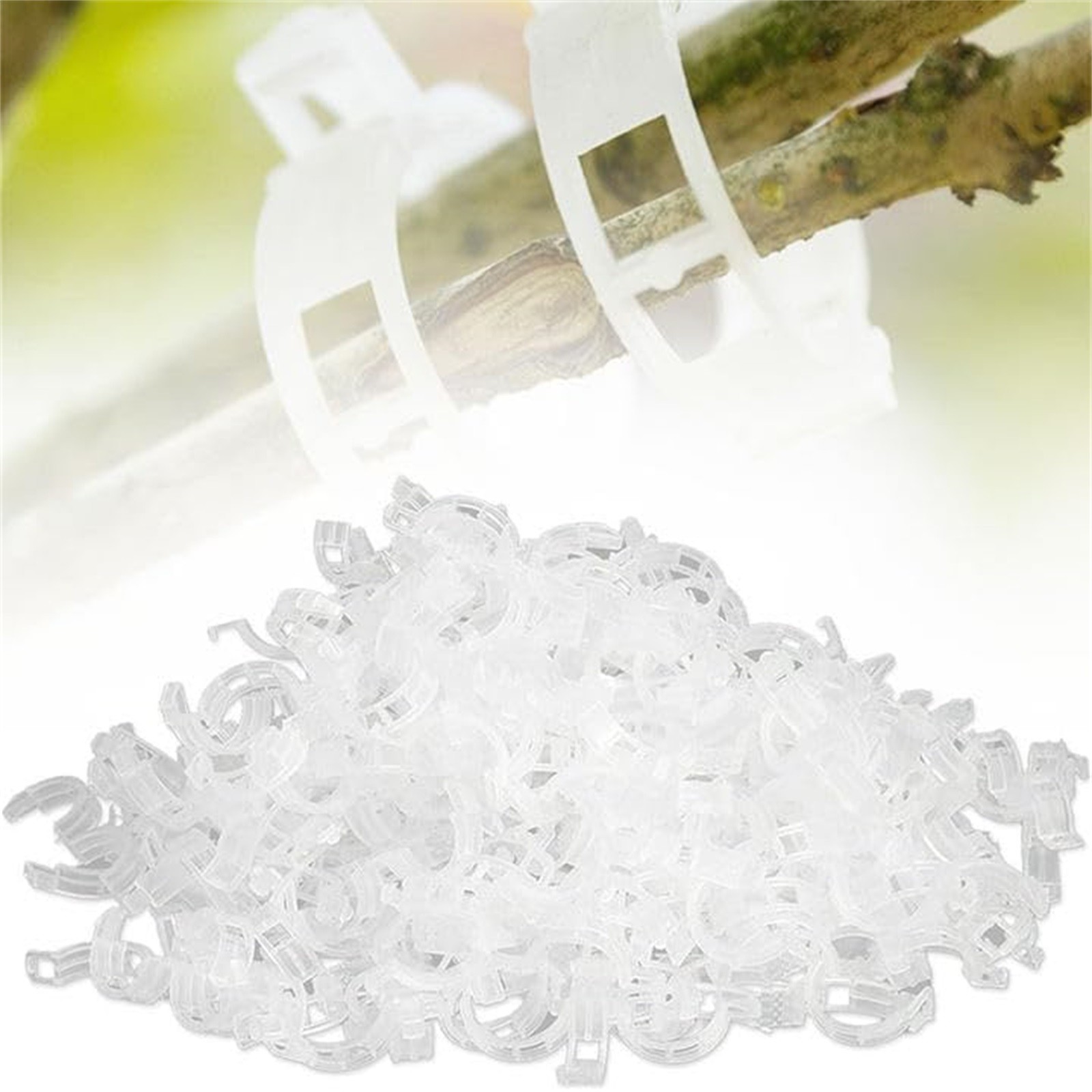 GHUNYUN 200PCS White Household Seedling Climbing Vine Support Rod ...