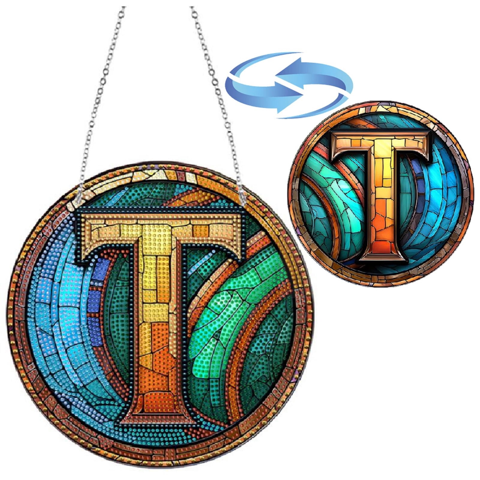 GHUNYUN DIY Diamond Pendant, Diamond Art Painting Letters Creative ...