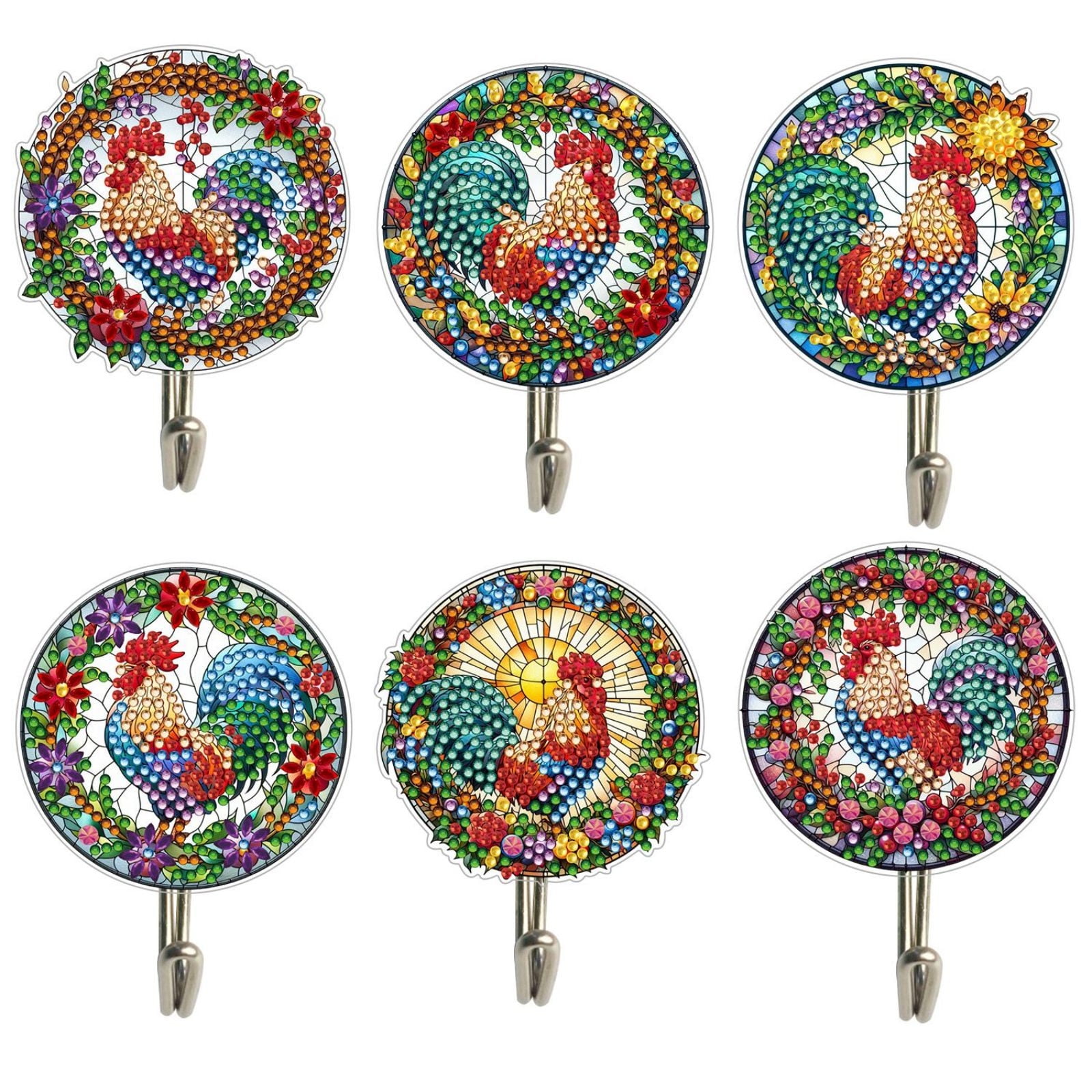 GHUNYUN DIY Dot Diamond Hook Diamond Art Painting Creative Design ...