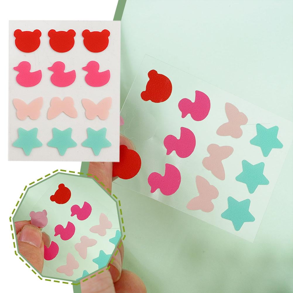 GHYJPAJK 1 Bag Of 12 Tablets, 4 Colors, Purple And Red, Mixed Shape, 12 ...