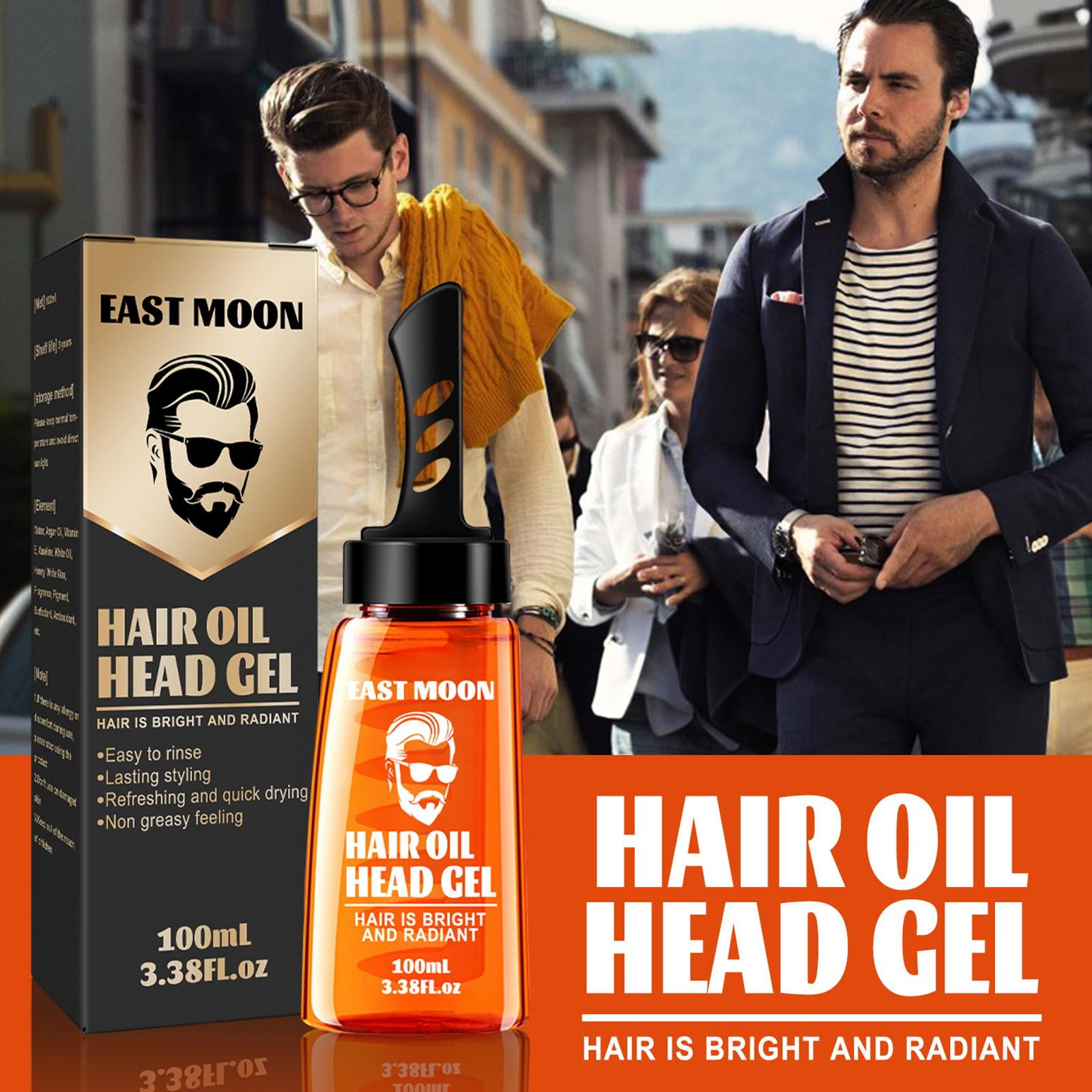 GHYJPAJK 100ml Boxed Men'S Head Comb, Old Oil Head, Large Back Head ...