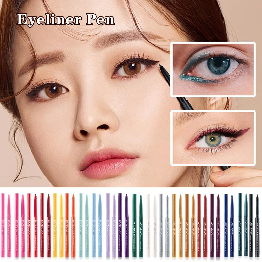 GHYJPAJK 14# Colored Eye Line Fast Drying Eyebrow Line Sweat Proof Eye ...