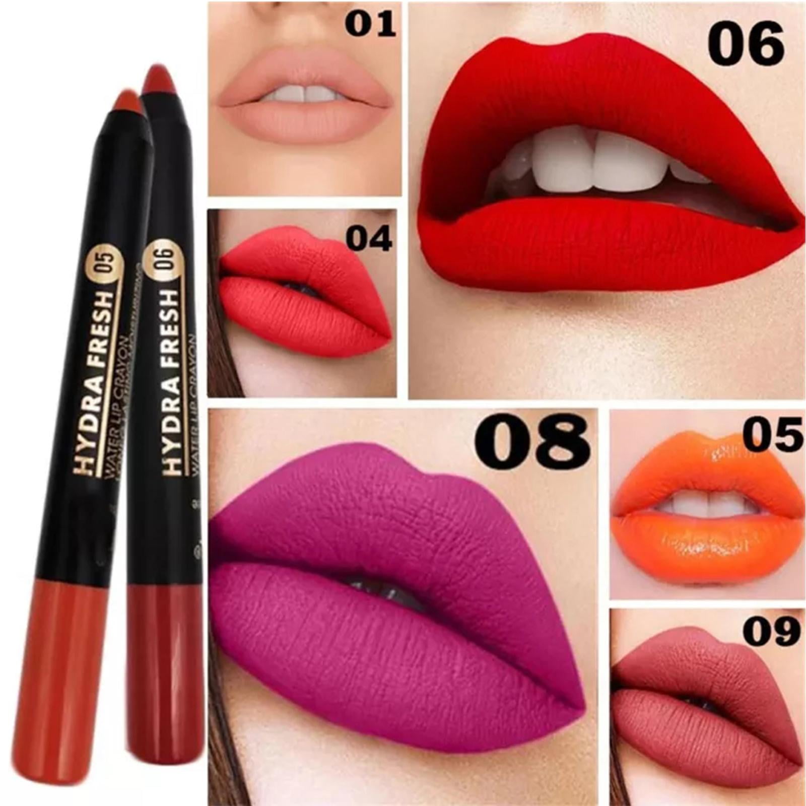 GHYJPAJK 7# Yellow Purple European Beauty Color System 丝绒哑光雾面 New Mouth ...