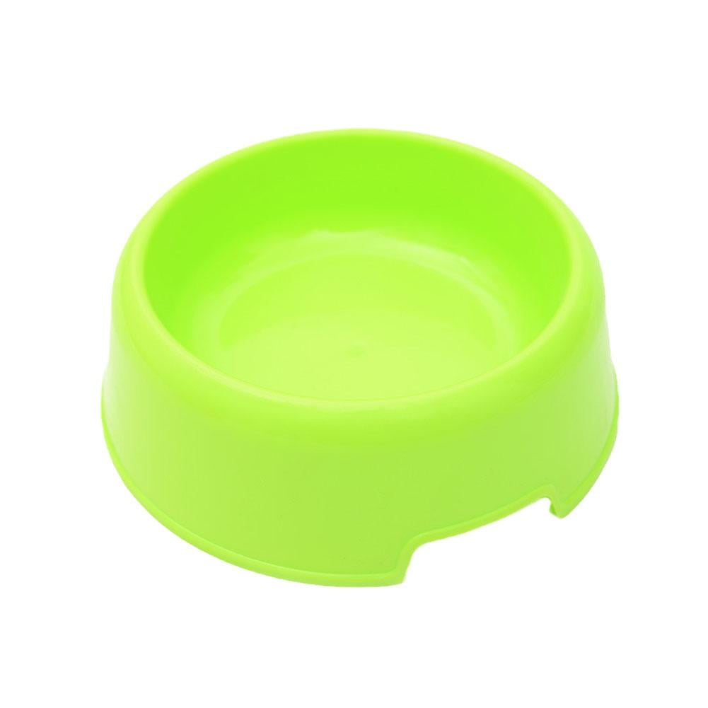 GHYJPAJK Candy Colored Plastic Pet Bowl Small Mediumsized Cat and Dog ...