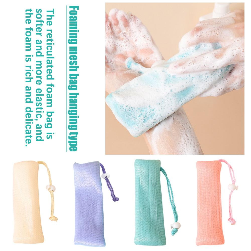 GHYJPAJK Foaming Mesh Bag Hanging Type Handmade Soap Bubble Net Bag for ...