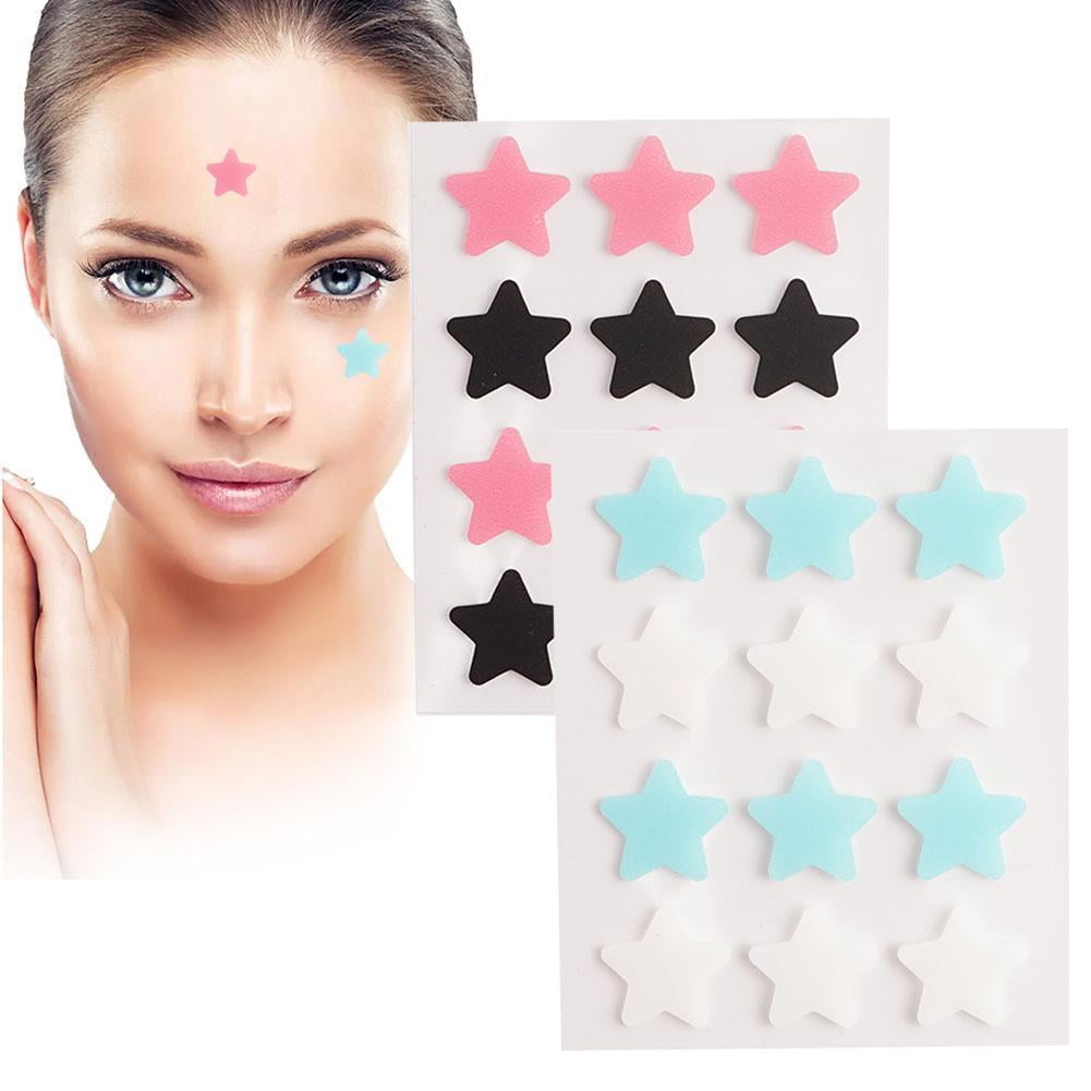 GHYJPAJK Invisible Pimple Spot Patches Colorful Hydrocolloid Acnes ...