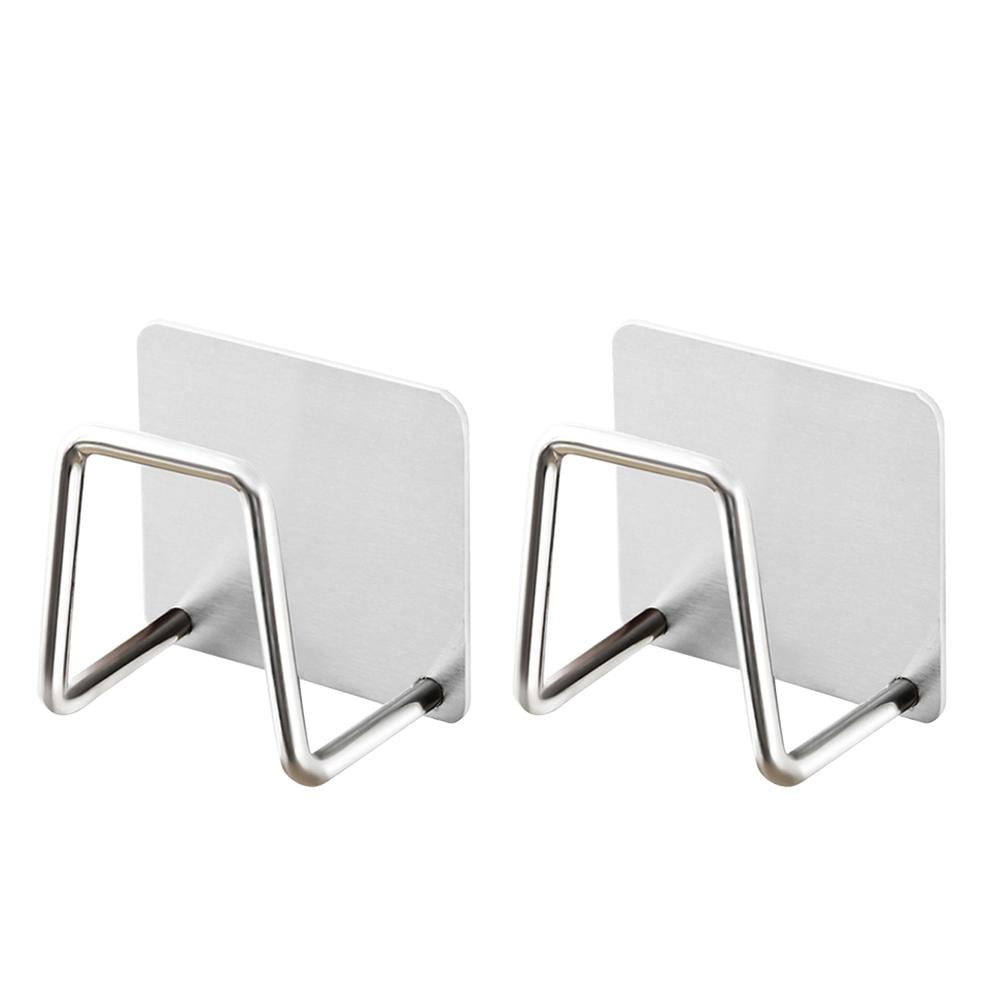 GHYJPAJK Kitchen Organizer Sponge Holder Soap Drying Rack Self Adhesive ...