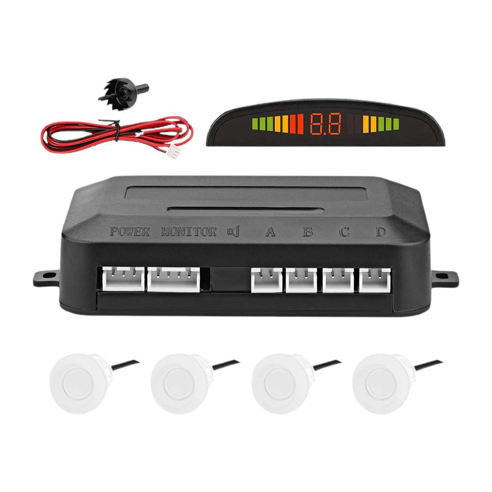 GHYJPAJK L43-White(B)Reversing Radar Accurate Distance Reporting 4 ...