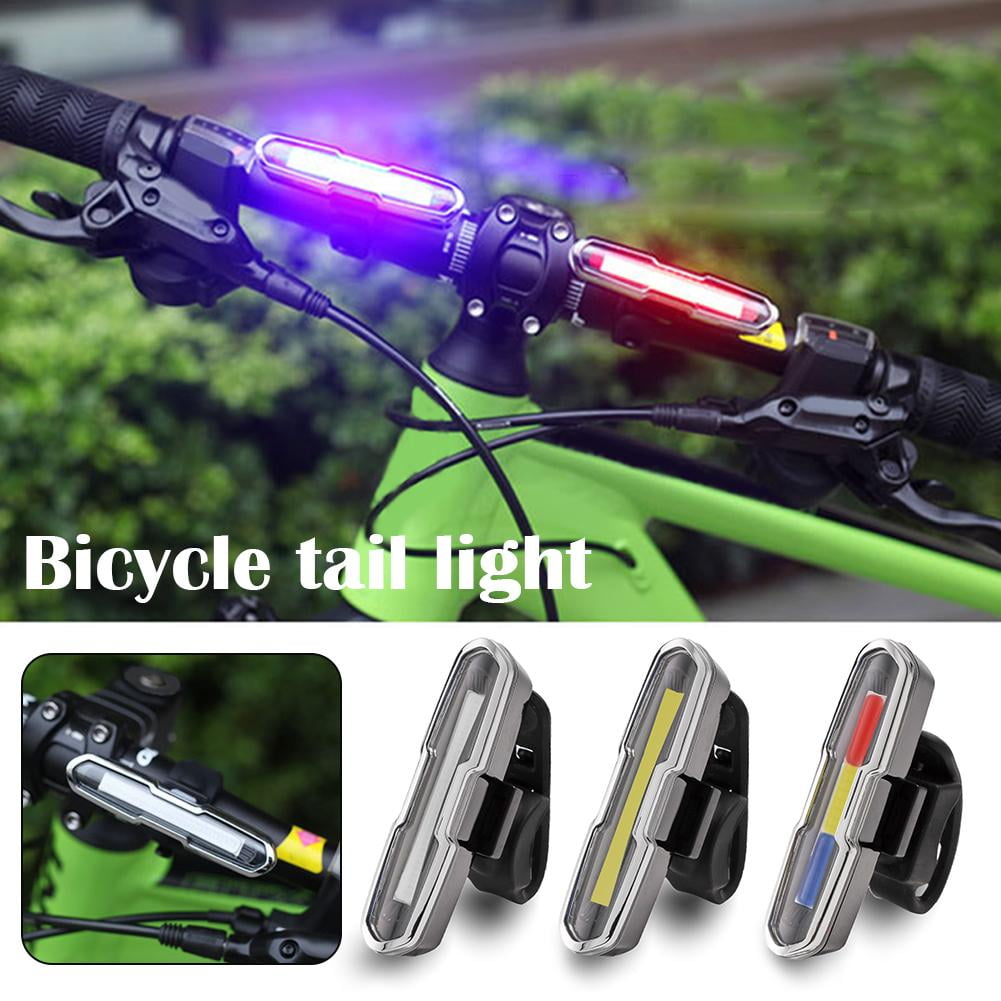 GHYJPAJK LED COB Bike Tail Light Bicycles MTB Cycling USB-Rechargeable ...