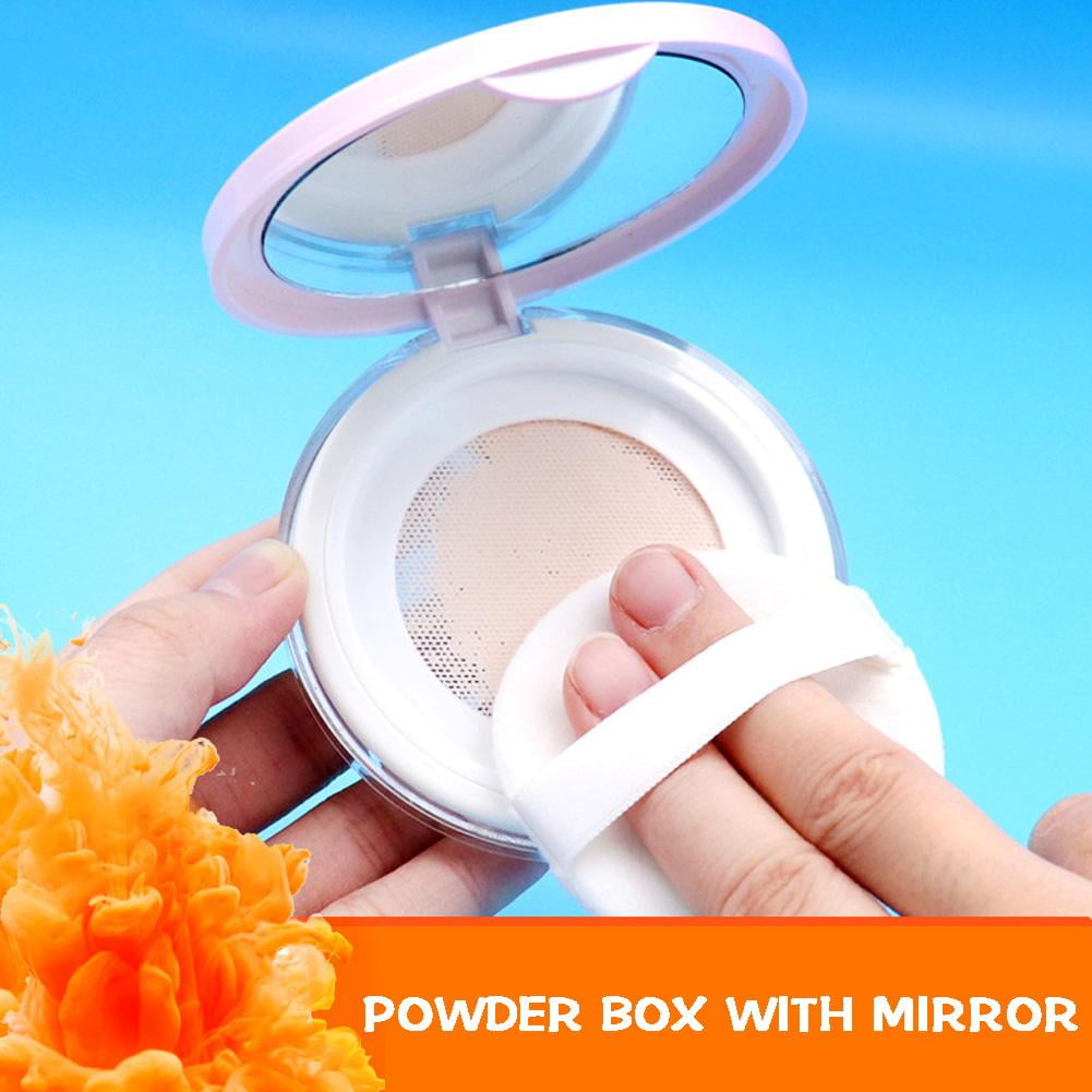 GHYJPAJK Silver Powder Cup-Shaped Ultra-Thin Powder Box. - Walmart.com