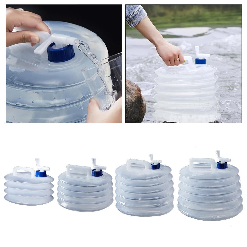GHYJPAJK Super Large 15l Folding Water Pail, Outdoor Cooking Car, Self ...