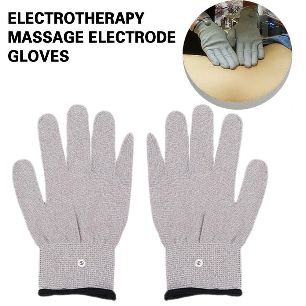 GHYJPAJK Wmool 1 Pair Electrode Gloves For Tens Machine Conductive ...