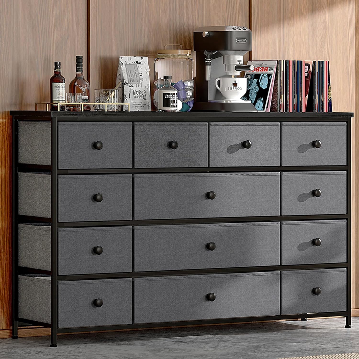 GHooa Dresser for Bedroom with 13 Storage Drawers, Dressers & Chests of ...