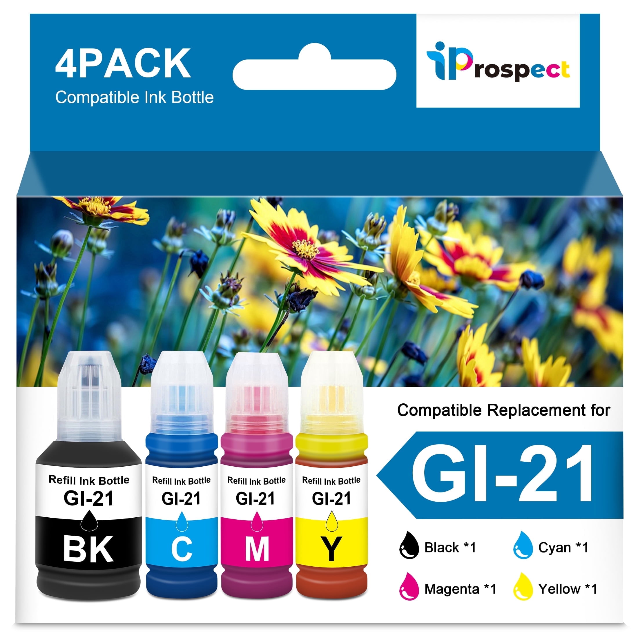 GI-21 G3270 G3260 Ink Bottles Compatible for Canon 21 GI-21 GI21 Ink ...